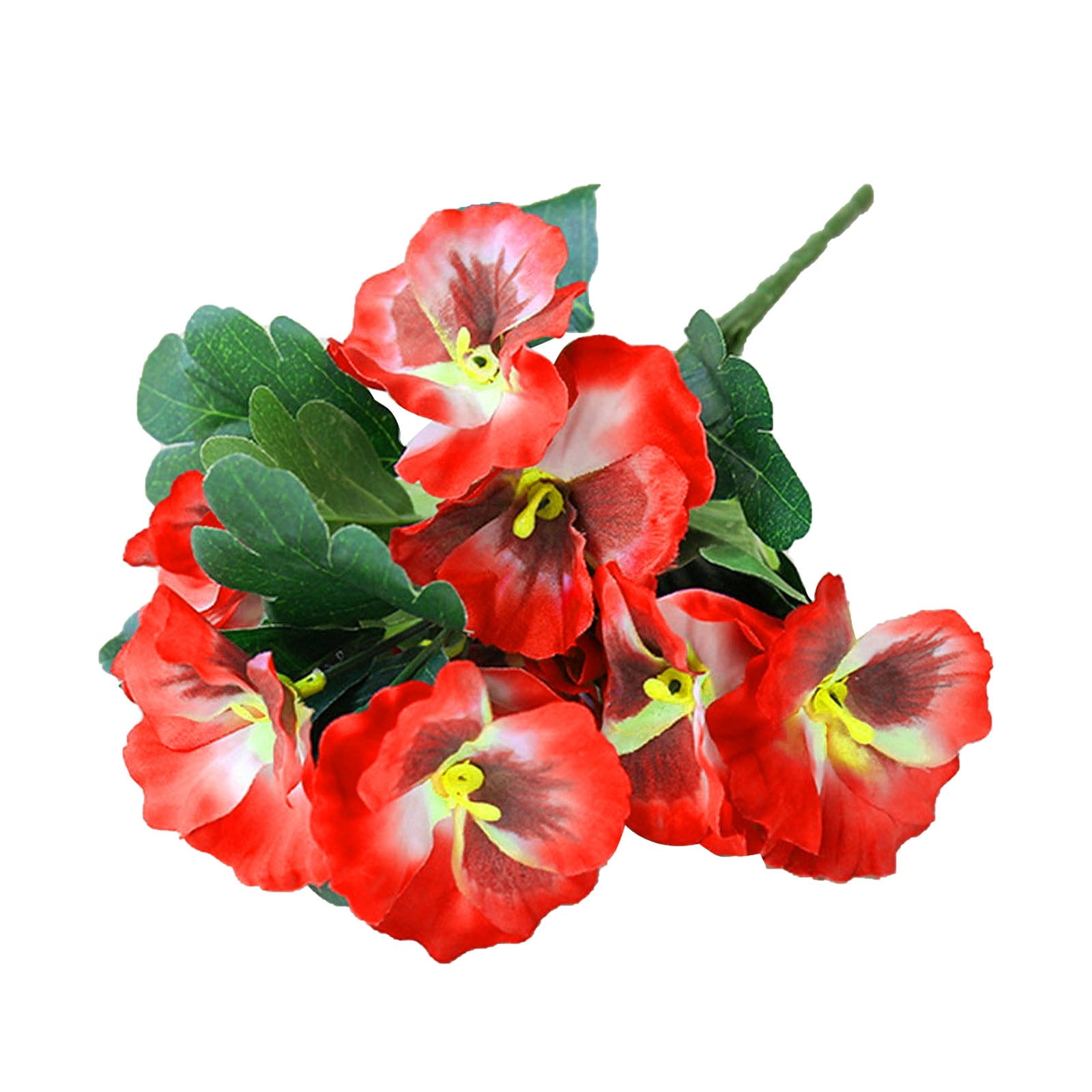 JilgTeok 3 Packs Artificial Violet Flowers Real Touch Fake Flowers with ...