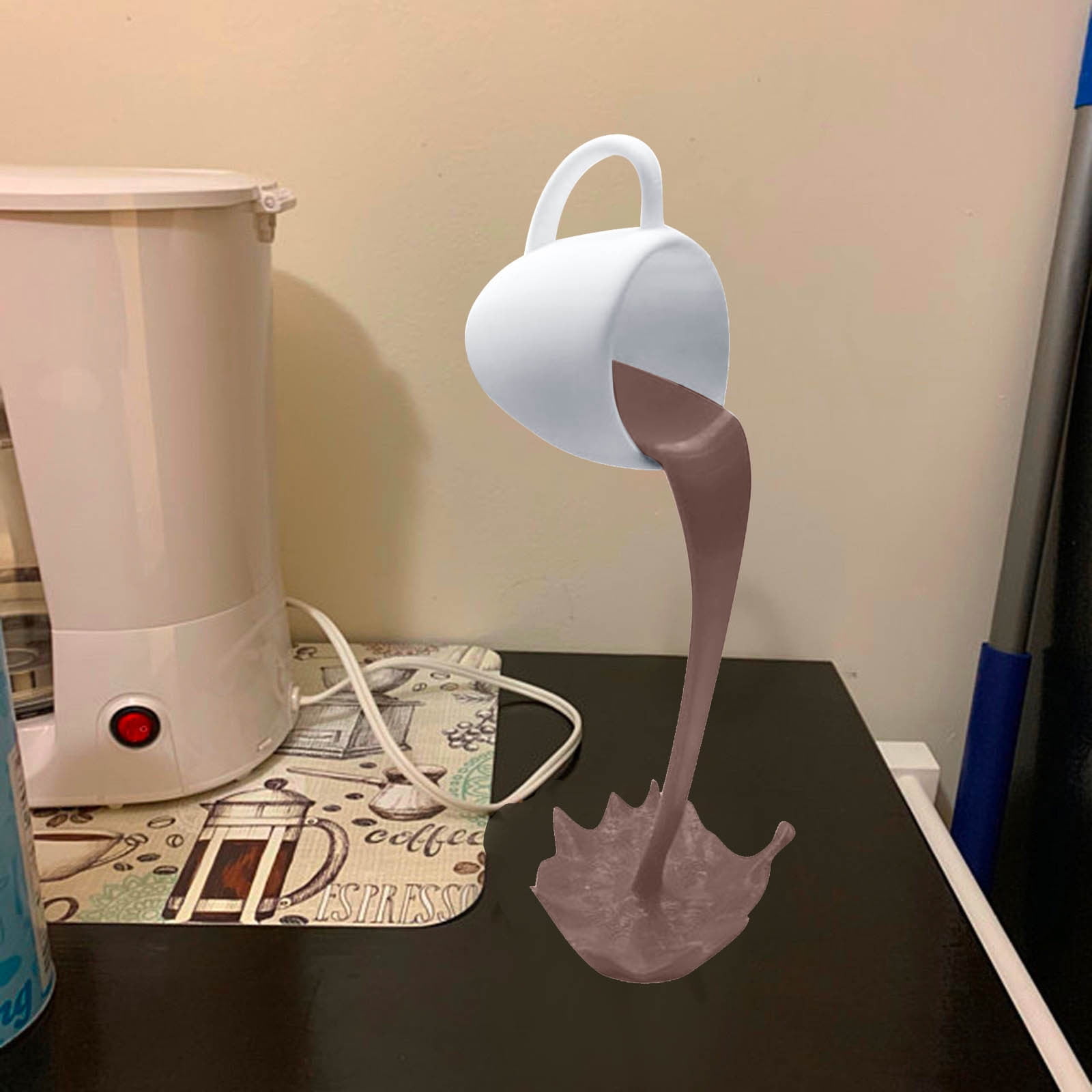 JilgTeok 3 Packs Floating Coffee Cup Mug Sculpture Unique Spilling ...