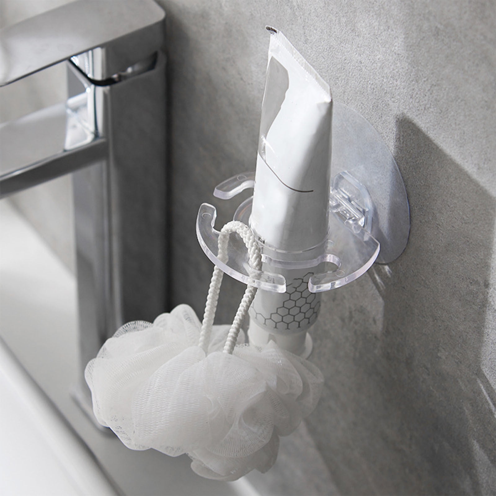 JilgTeok 3 Packs Razor Holder Punch Free Self Adhesive Multifunctional ...