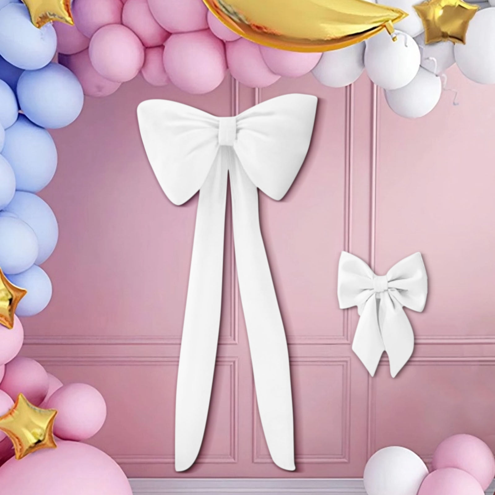JilgTeok 4 Packs Large Bow for Wedding Party Birthday Wall Decoration ...
