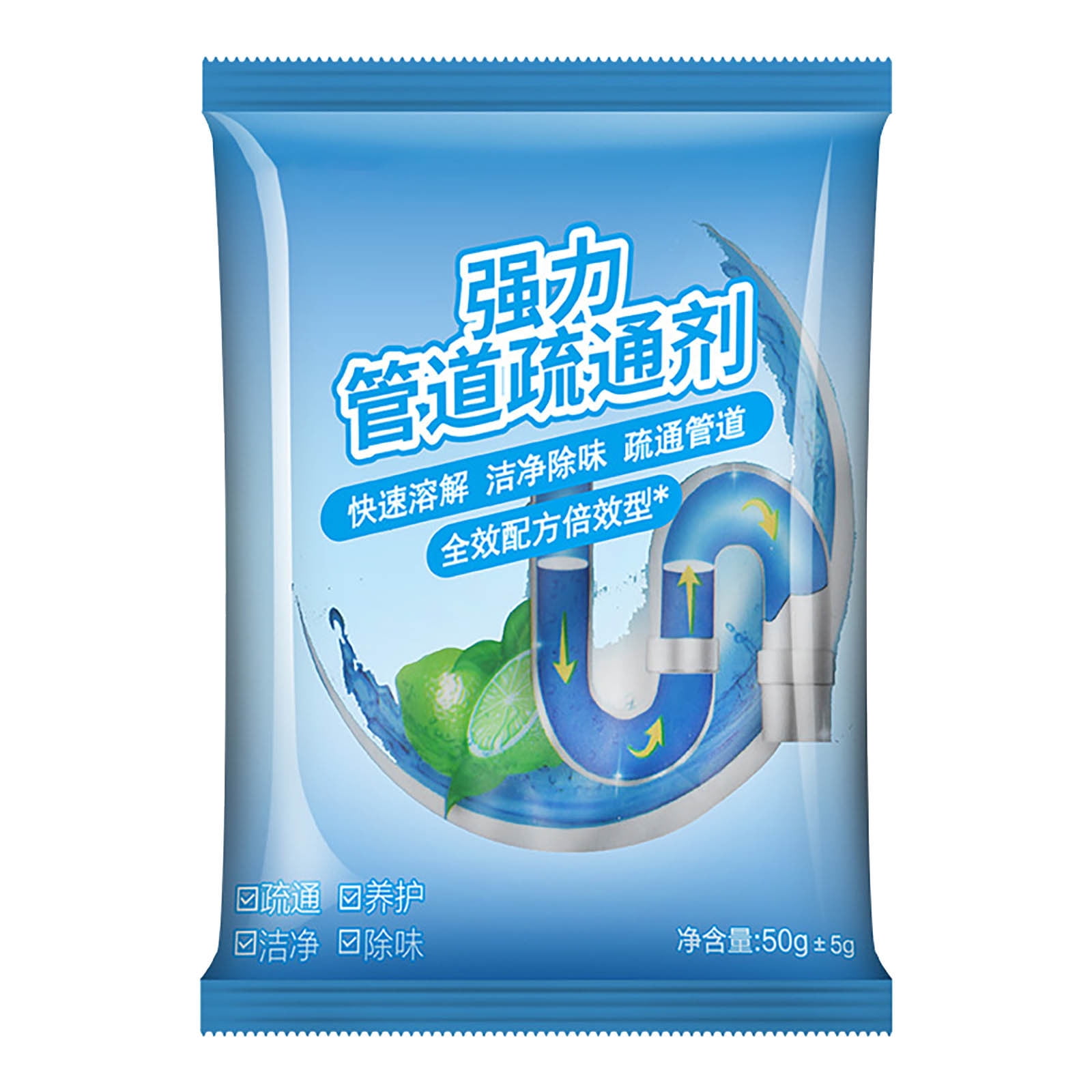 JilgTeok 4 Packs Powerful Drain Cleaner for Kitchen Sink Toilet Shower ...