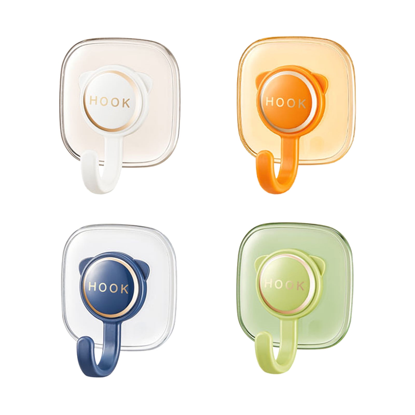 JilgTeok 4Pc Hook Pendant Strong Load-Bearing Wall Hook Has High ...