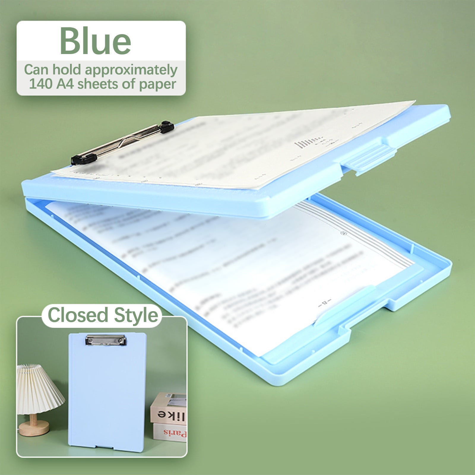 JilgTeok 5 Packs Folder Writing Pad Test Paper Storage Box ...