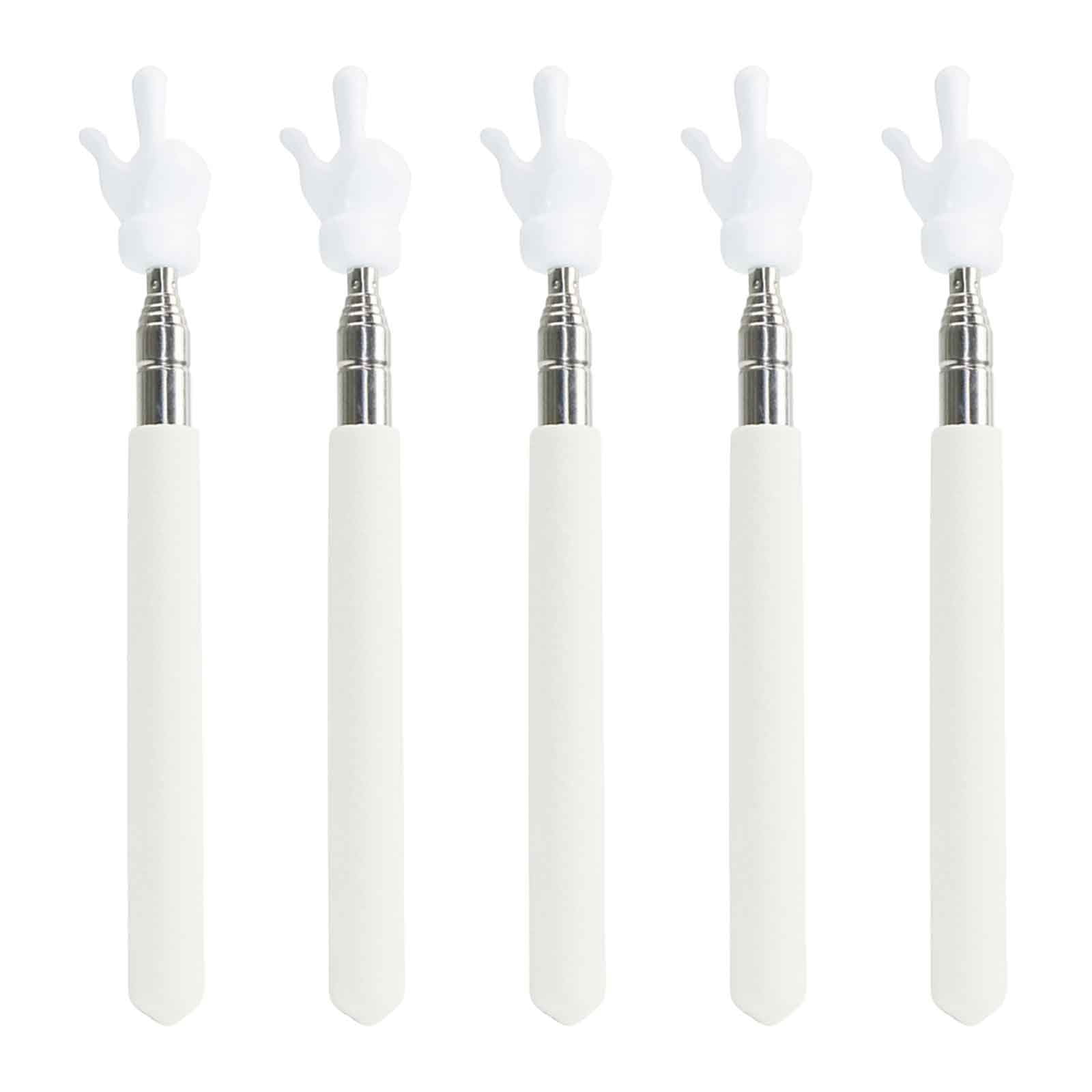 JilgTeok 5 Packs Telescopic Stainless Steel Retractable Classroom ...