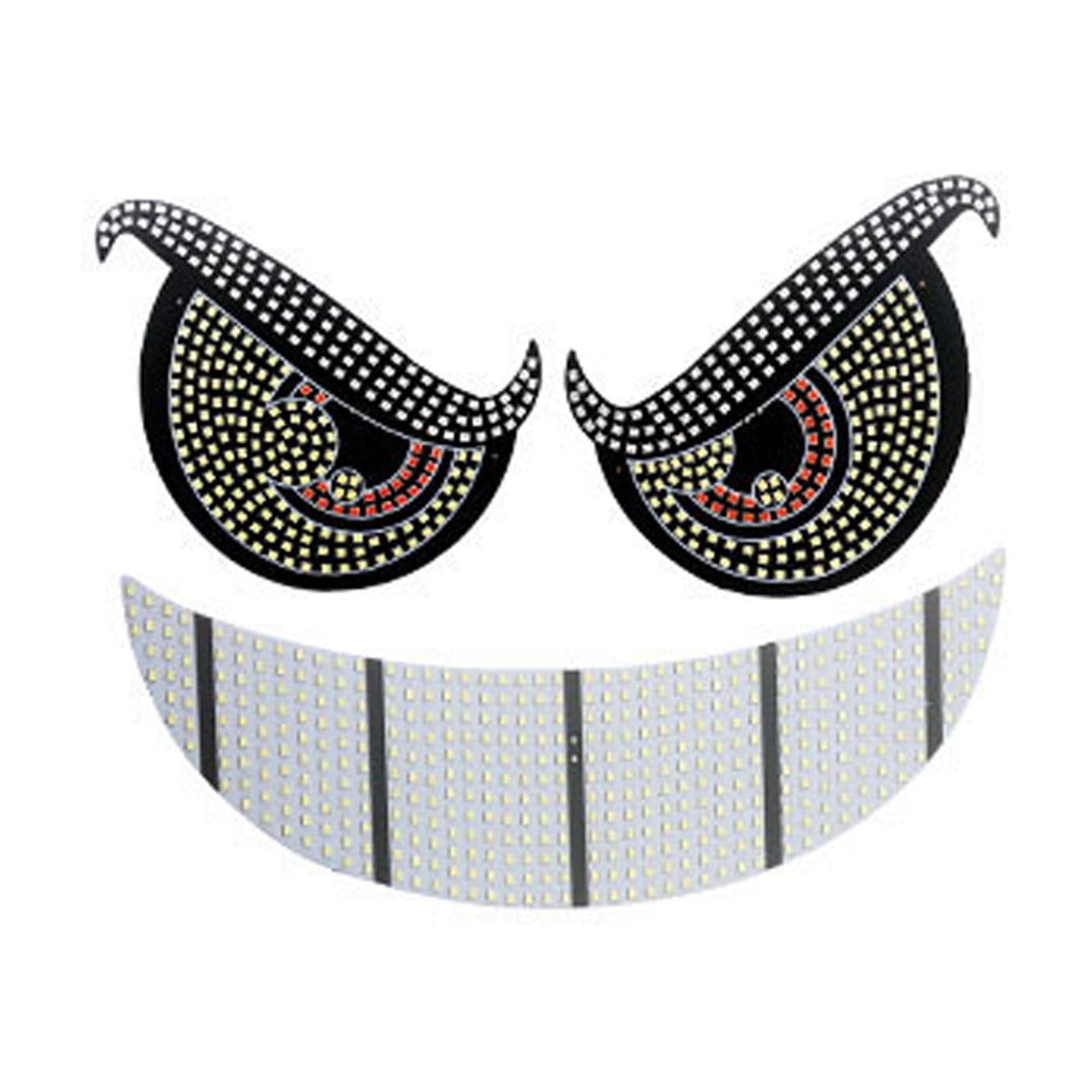 JilgTeok 5 Packs USB Car LED Rear Window Light Eye Mood & Safety Universal Decoration for Cars ...