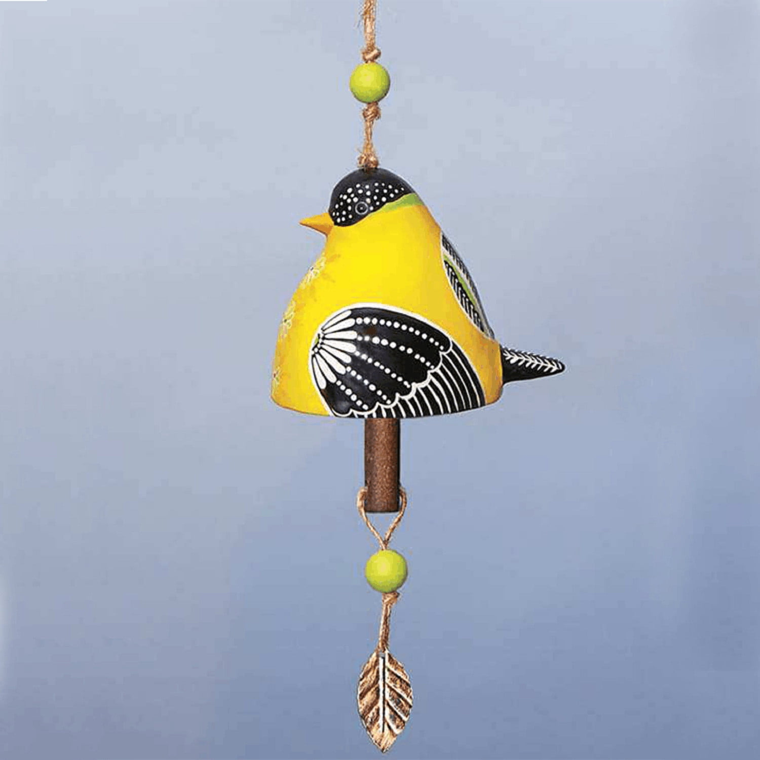 JilgTeok Bird Song Bell Resin Handicraft Wind Chime Pendant Garden Home ...