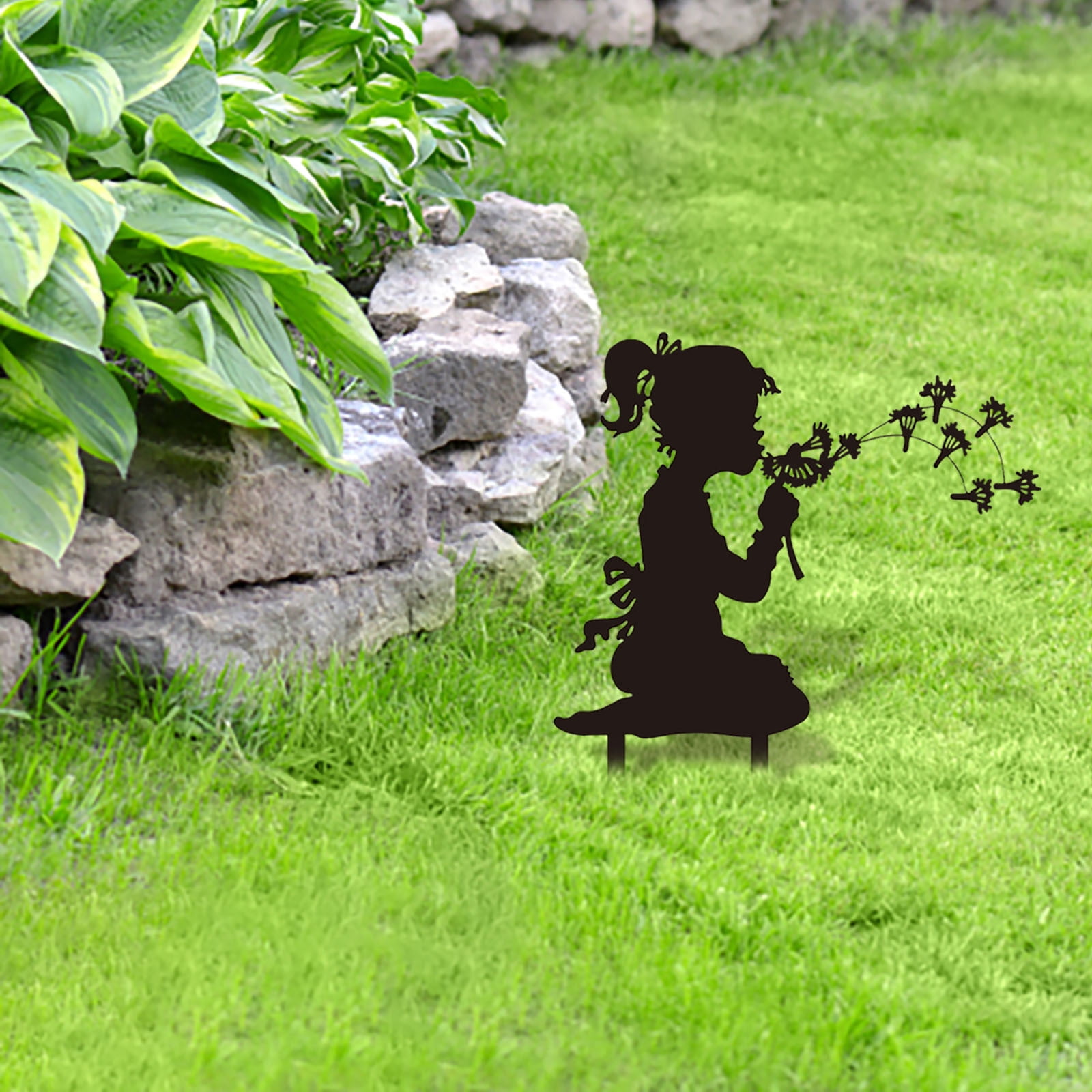 JilgTeok Christmas Home Garden Metal Wrought Iron Flower Garden ...