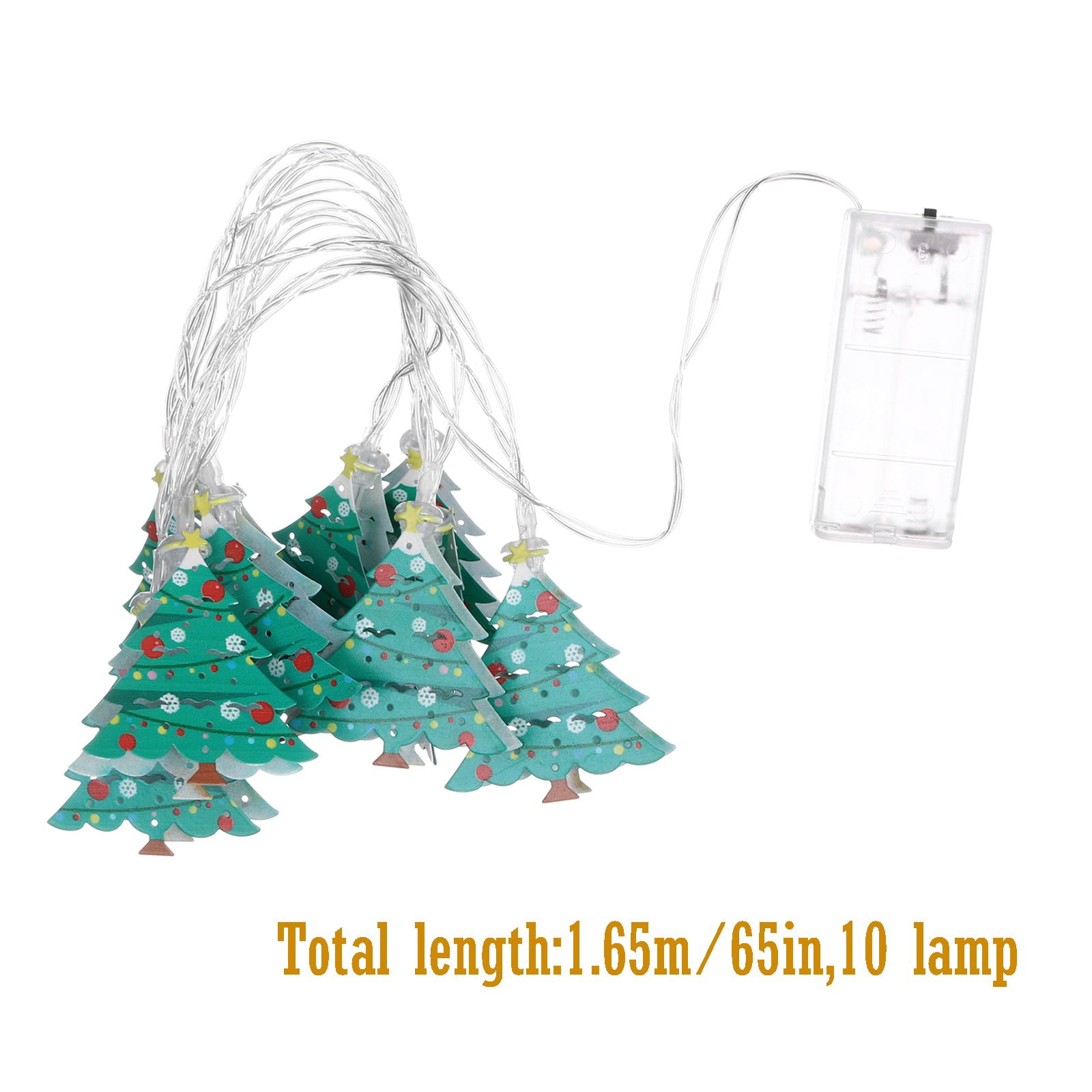 JilgTeok Christmas Light String Wrought Iron Christmas Tree Led ...