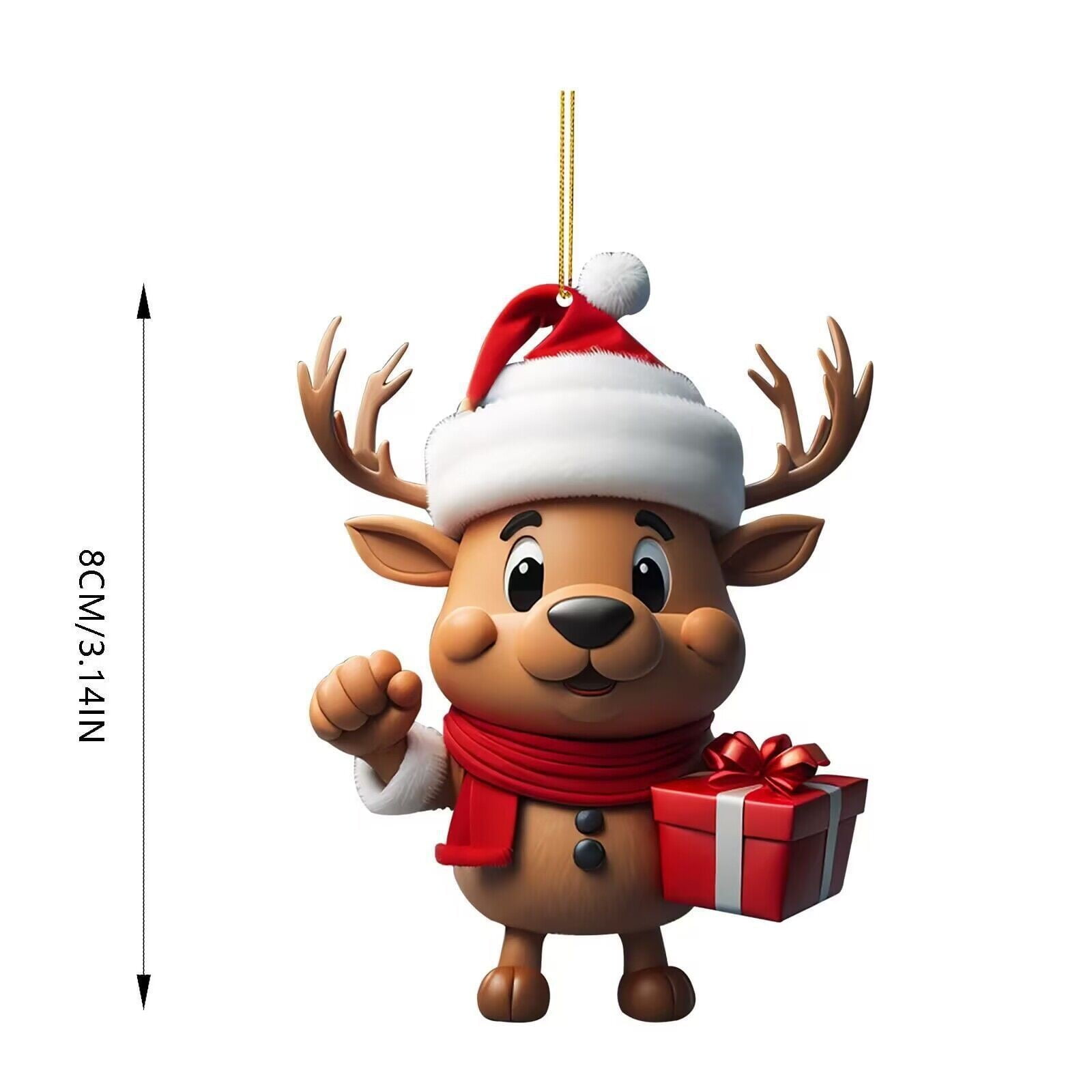 JilgTeok Christmas Ornaments 2024 Outdoor Tree Decorations Christmas ...
