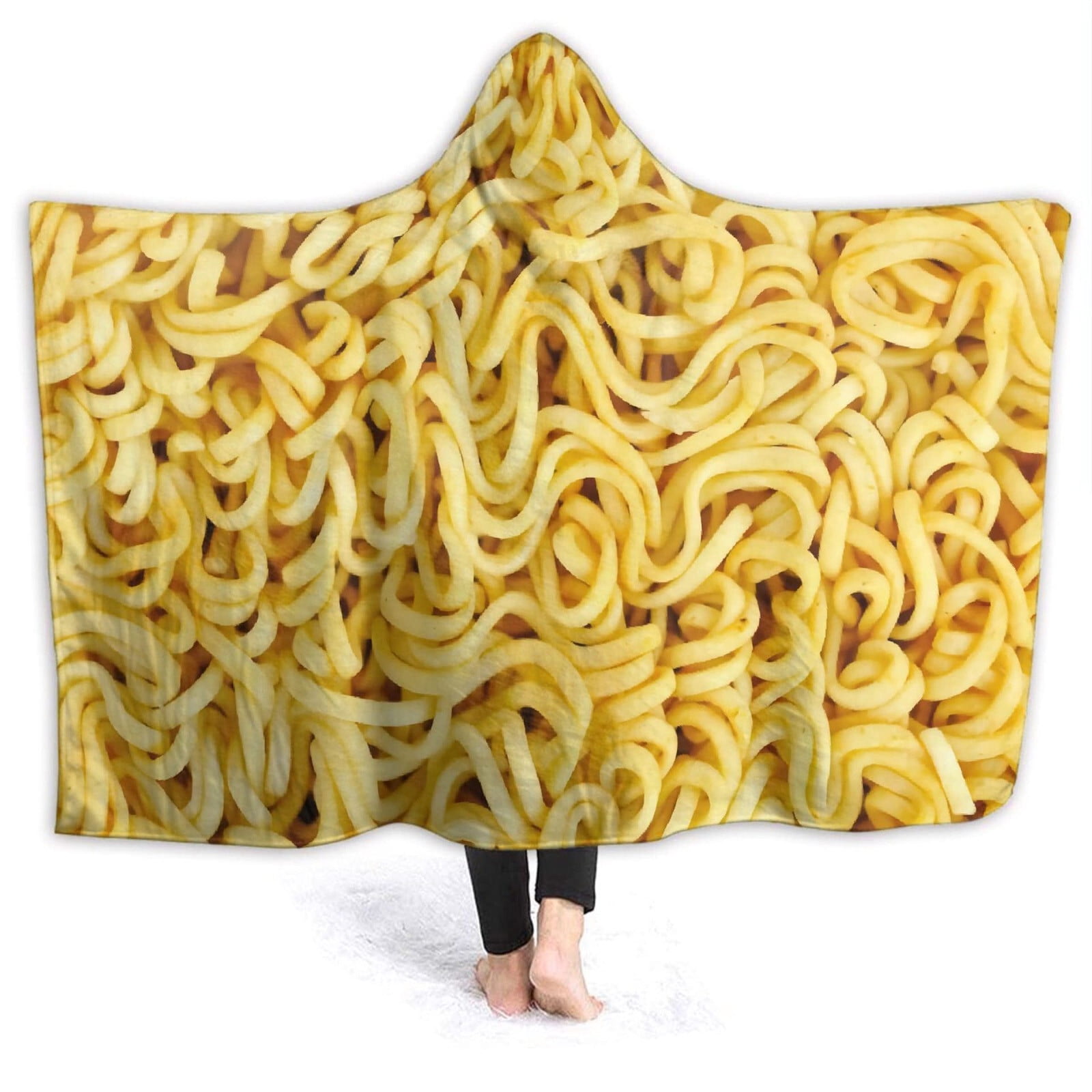JilgTeokNovelty Instant Noodles Blanket, Funny Realistic Food Throw ...