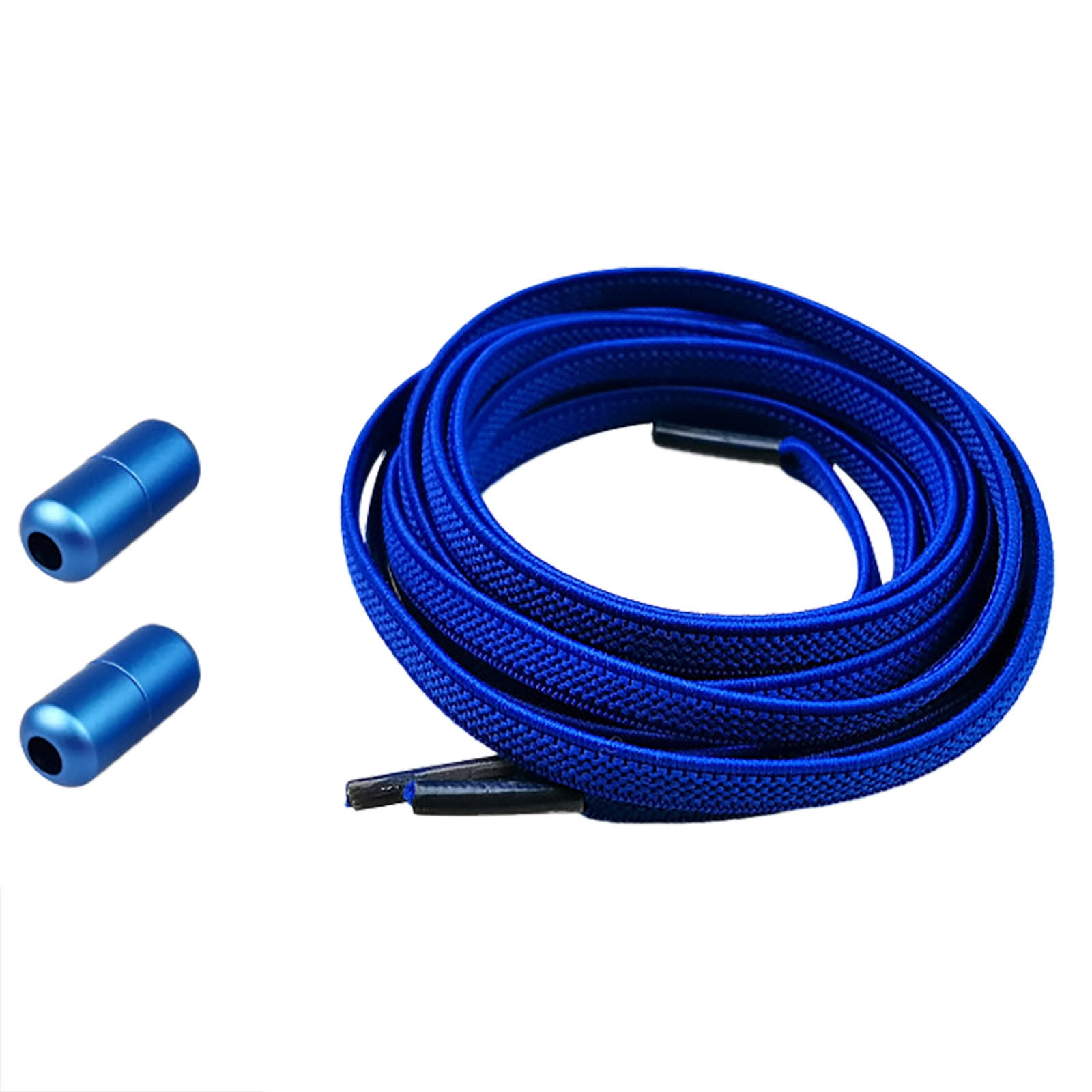 JilgTeok Color Metal Capsule Shoelace Child Adult Tying-Free Elastic ...