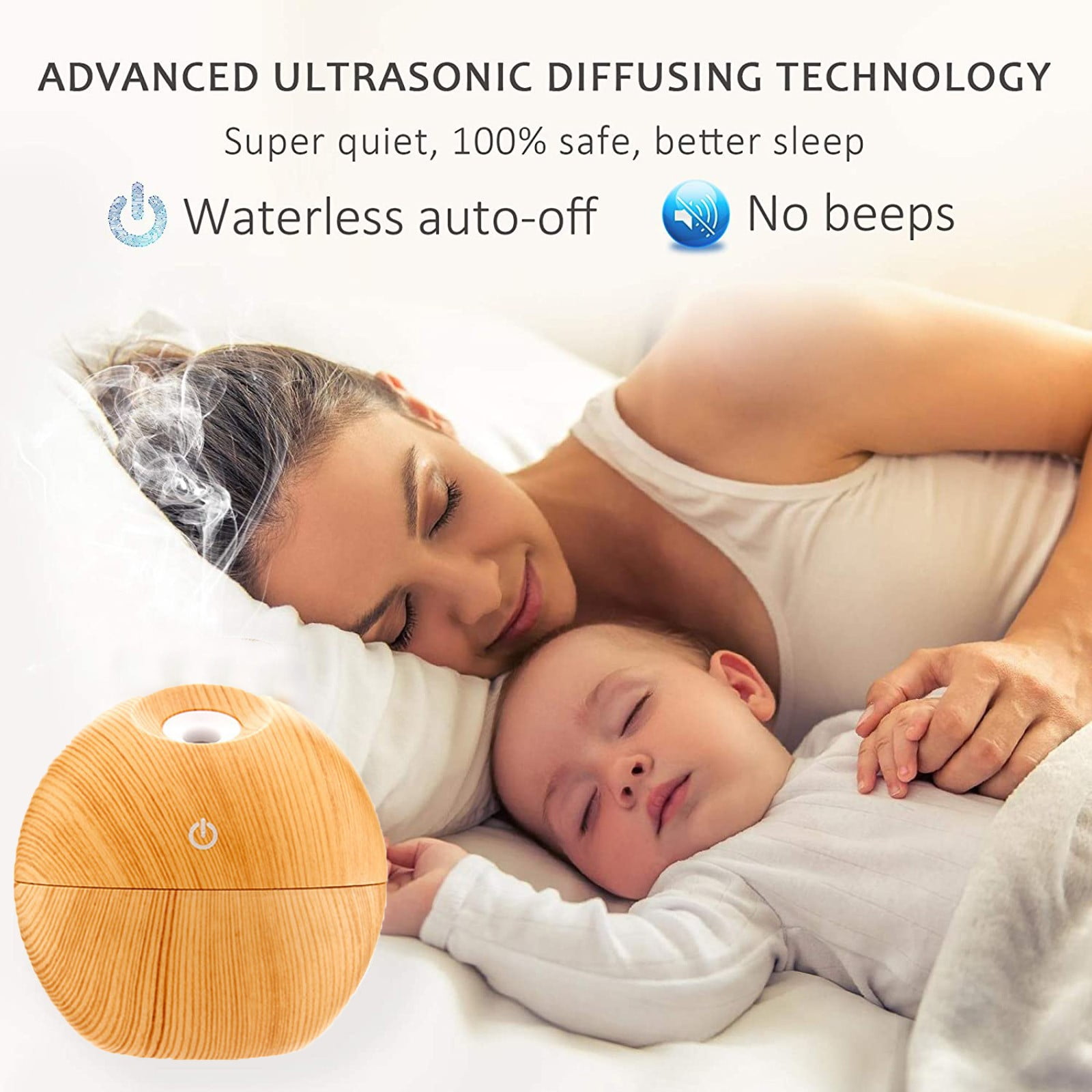 JilgTeok Cool Mist Humidifier for Bedroom – Top Filling Humidifier with ...