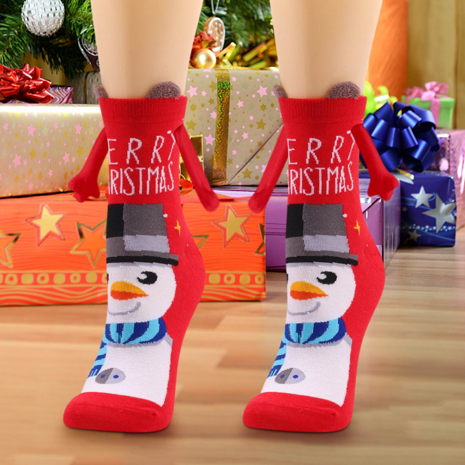 JilgTeok Cute and Weird Socks with Magnetism for Men and Women ...