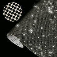 Locacrystal Bling Rhinestone Self-Adhesive DIY Sticker Sheet, Diamond ...