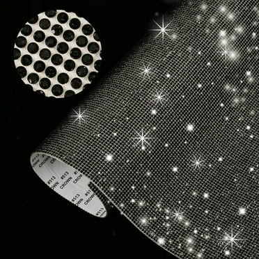Locacrystal Bling Rhinestone Self-Adhesive DIY Sticker Sheet, Diamond ...