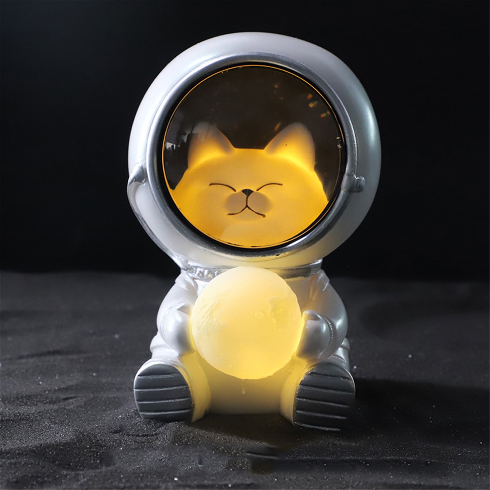 JilgTeok Cute Spaceman Led Night Light Astronaut Lamps Desktop ...