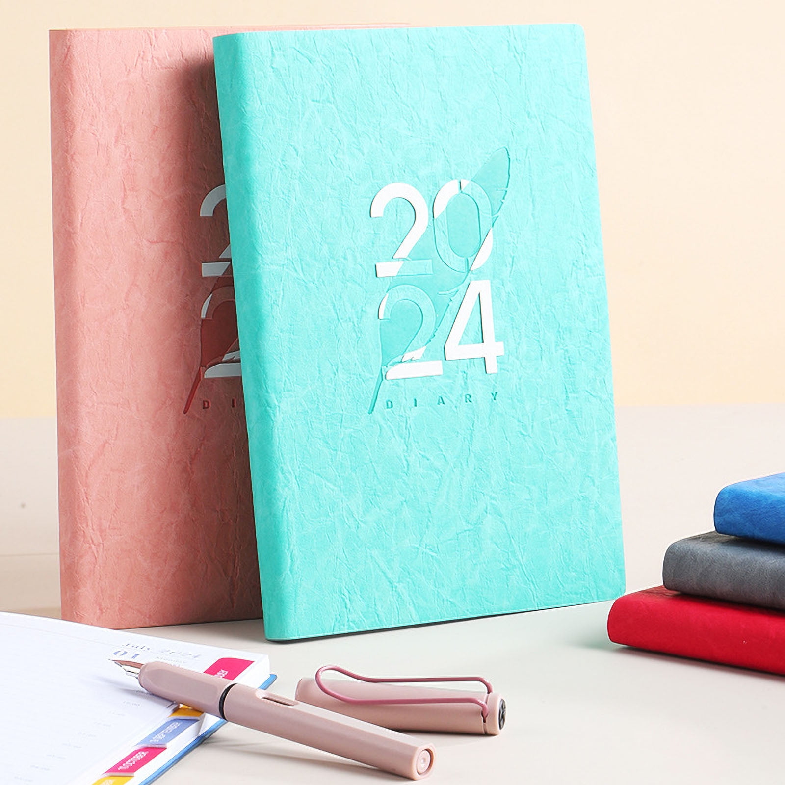 JilgTeok Desktop Calendar Organizer Notepad Daily Planner for Saluting ...