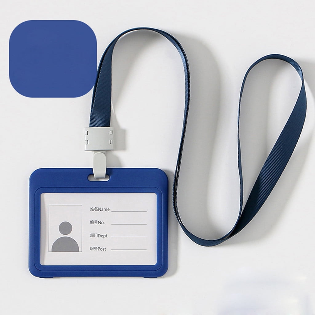 JilgTeok Double-Sided Transparent Employee Work Card Employee Plastic ...