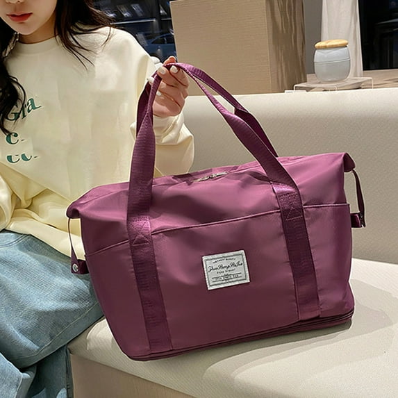 JilgTeok Expandable Gym Bags, Duffle Bags For Sportsand Weekend Travel ...