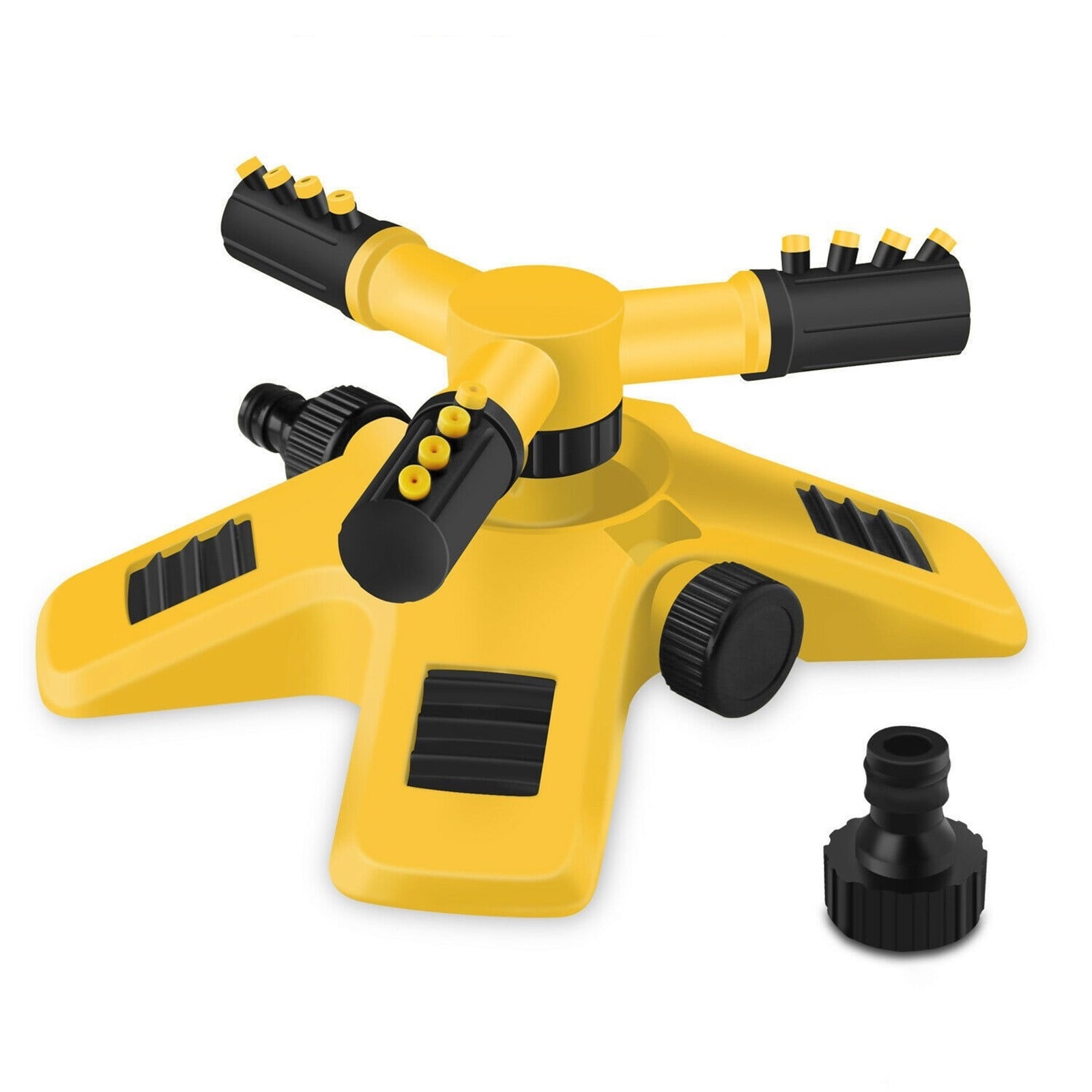 JilgTeok Garden Sprinkler 360 Automatic Rotating Portable Sprinkler 3 ...