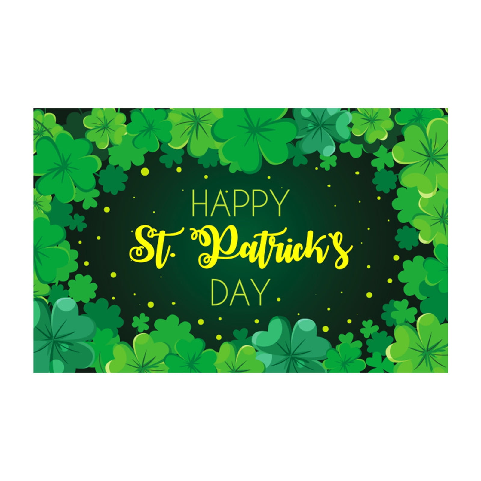 JilgTeok Home Essential Clearance Happy St. Patrick's Day Backdrop ...