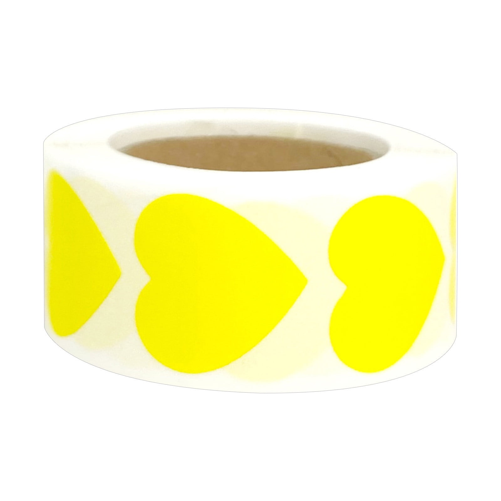 JilgTeok Home Essential Clearance Heart Stickers Roll 1 Inch Valentine ...