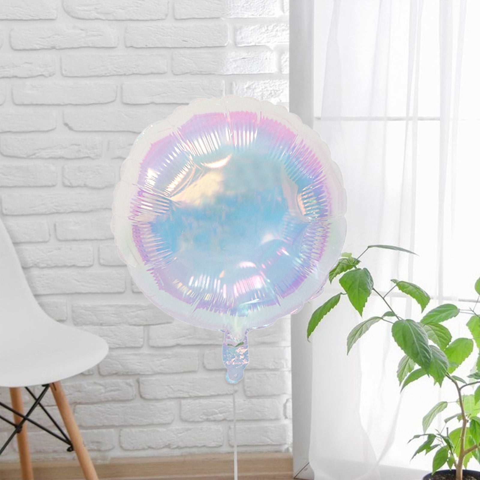 JilgTeok Home Essential Clearance Iridescent Balloon Holographic Star ...