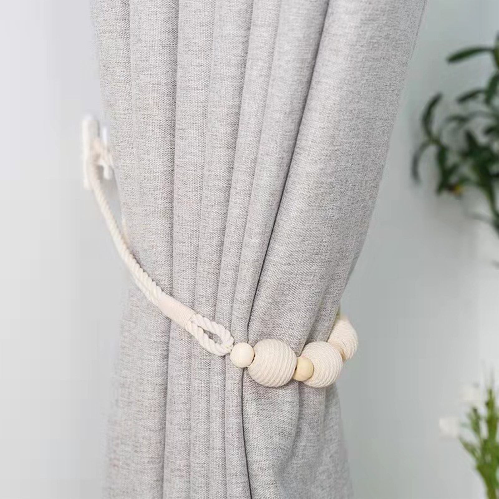 JilgTeok Home Essentials Curtain Tiebacks Ropes Boho Curtain Tiebacks ...