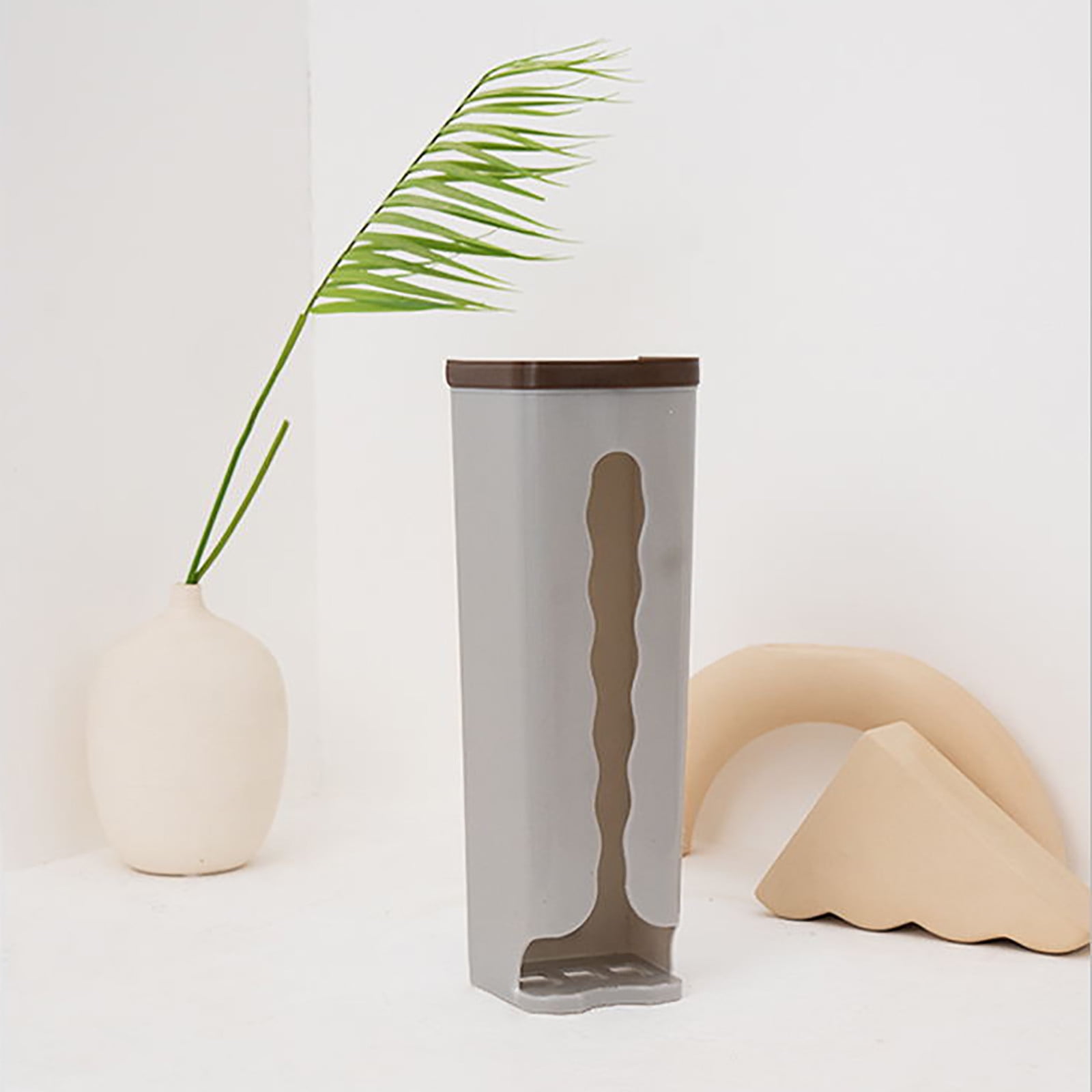 JilgTeok Household Kitchen Garbage Bag Storage Box Storage Rack Wall ...