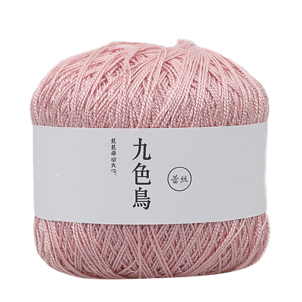 JilgTeok Lace Thread Diy Woven Cotton Fine Cotton Thread Crochet Yarn ...
