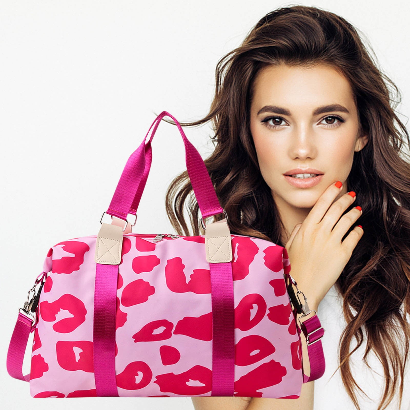 Jilgteok Large Capacity Folding Travel Bag Handbag Handbag Travel ...