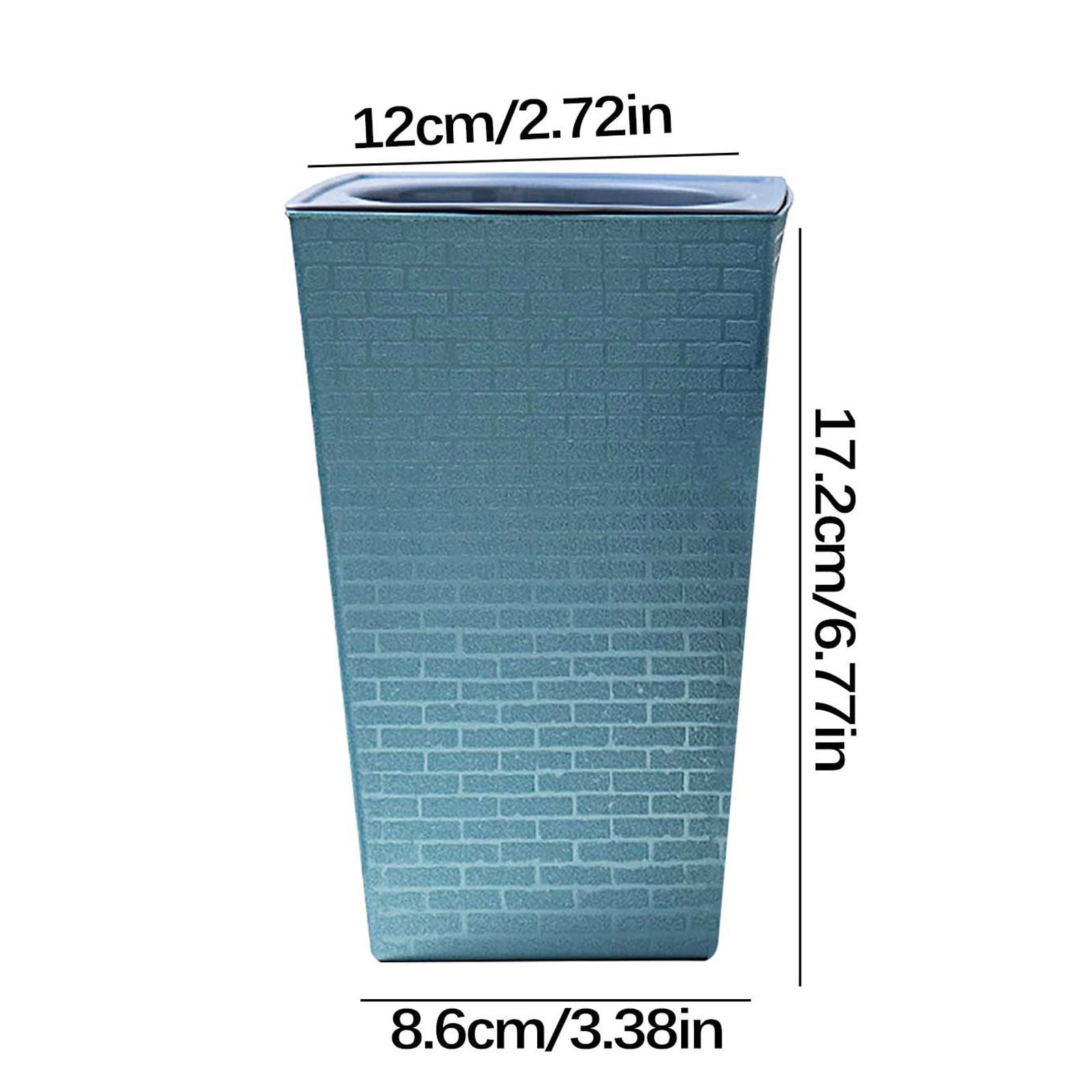 JilgTeok Plastic Tapered Planter Multi Color Modern Décor Matte Wavy ...