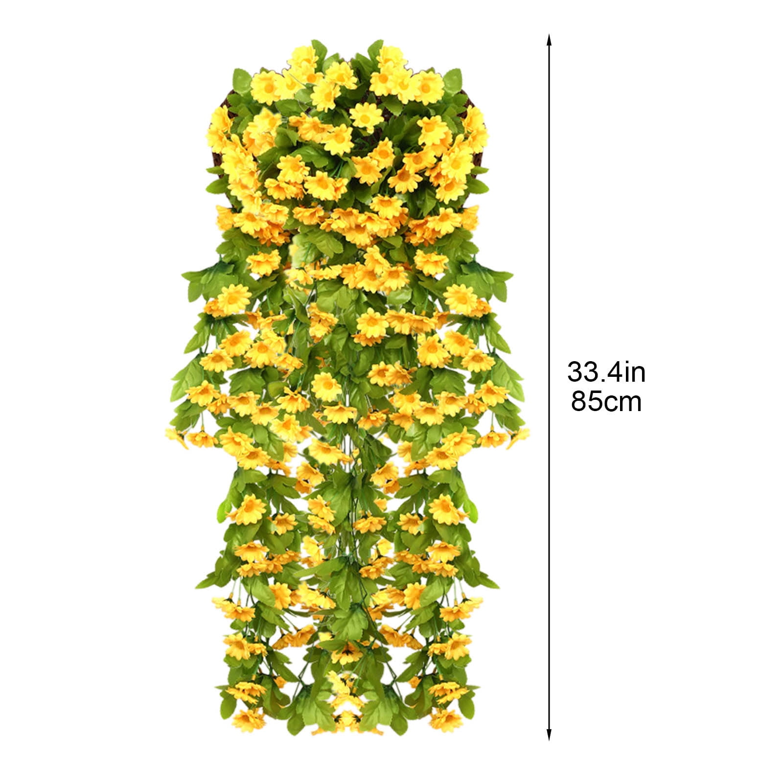 JilgTeok Simulated Rose Flower Bouquets Wall Hanging Decorative ...
