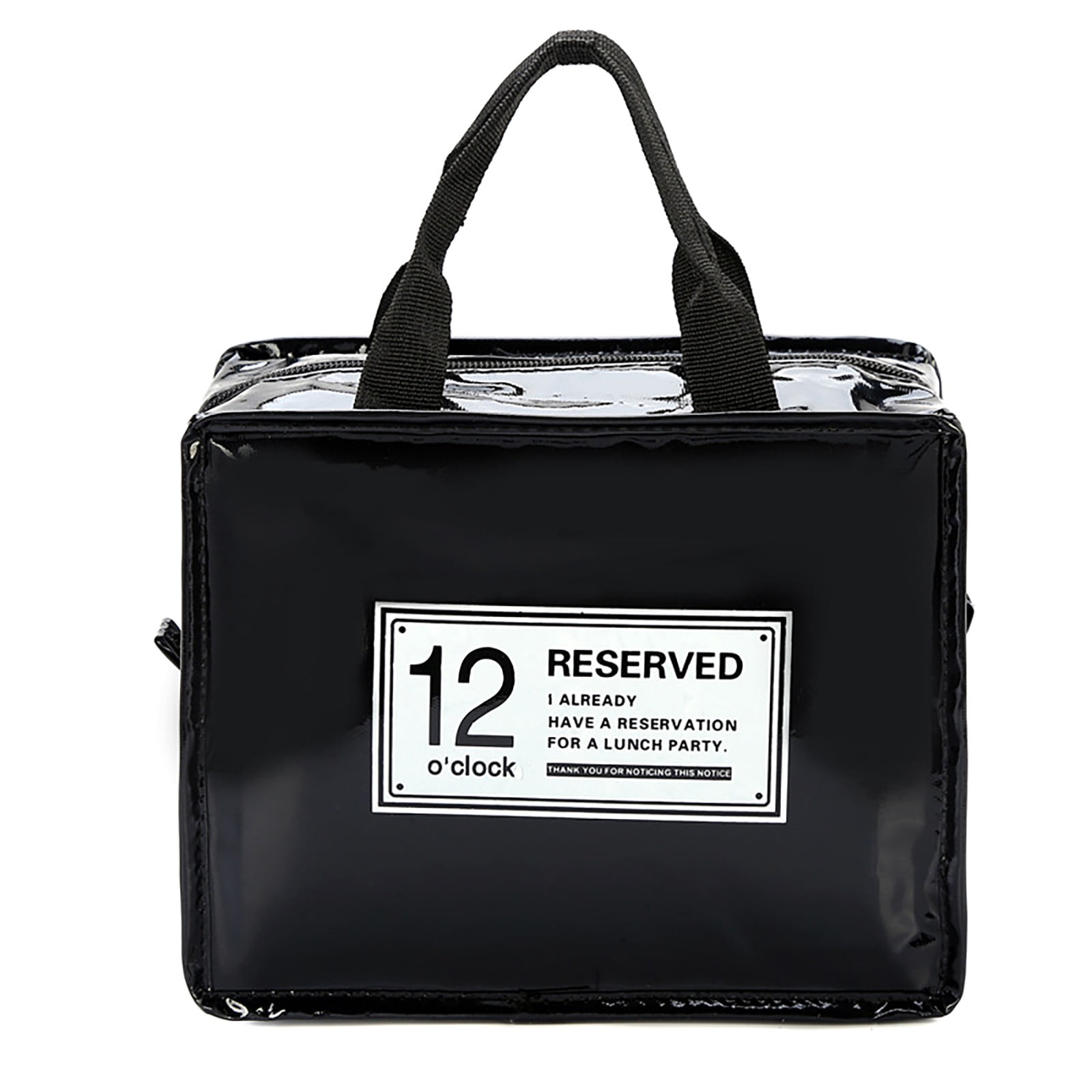 JilgTeok Travel Essentials Mirror Leather Insulation Bag Waterroof ...