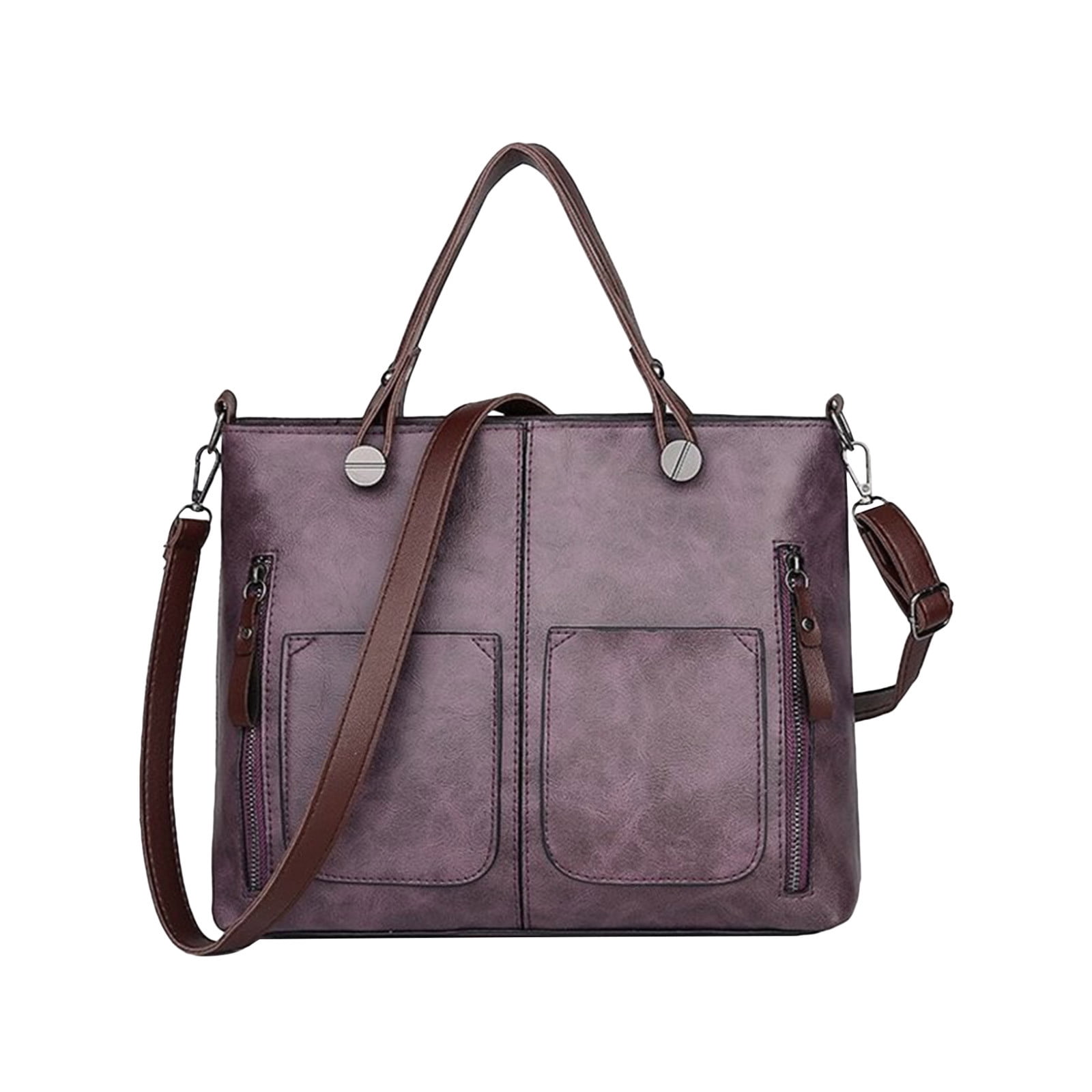 JilgTeok Women’s Tote Handbag Multi Pockets Crossbody Bag Retro ...