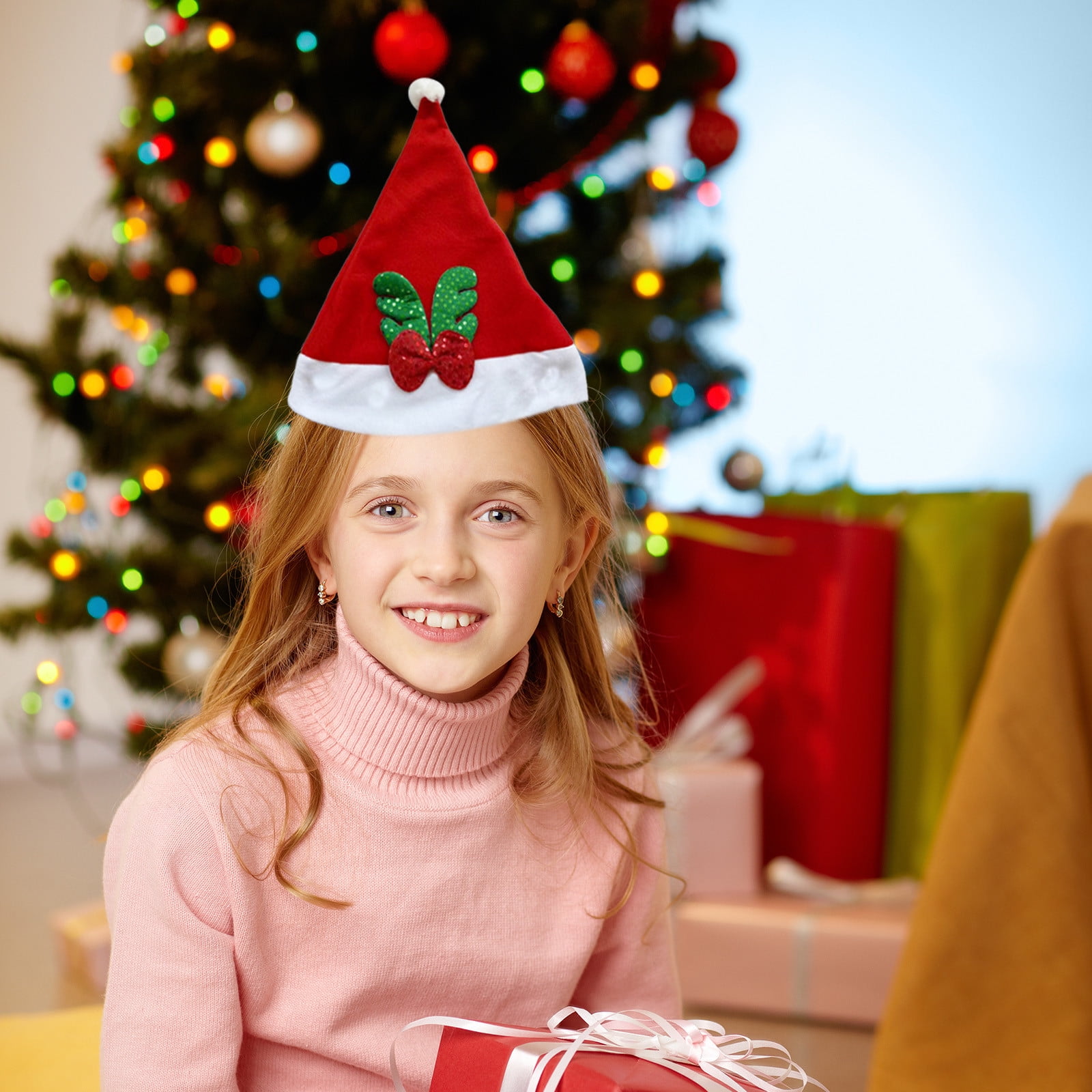 JilgTeok Xmas Hats Elk Hat Cartoon Hat Santa Hat for Adults Elf Hat ...