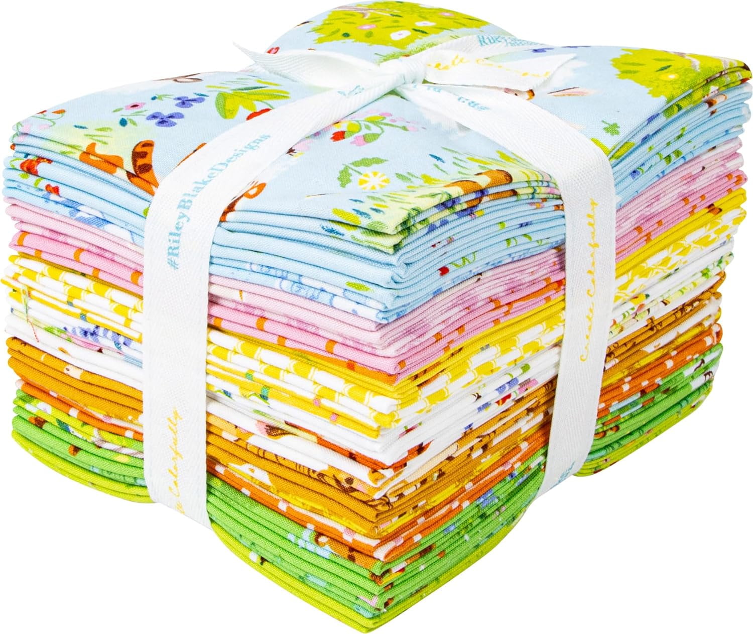 Jill Howarth 100 Aker Woods 21 Fat Quarters Riley Blake Designs FQ ...