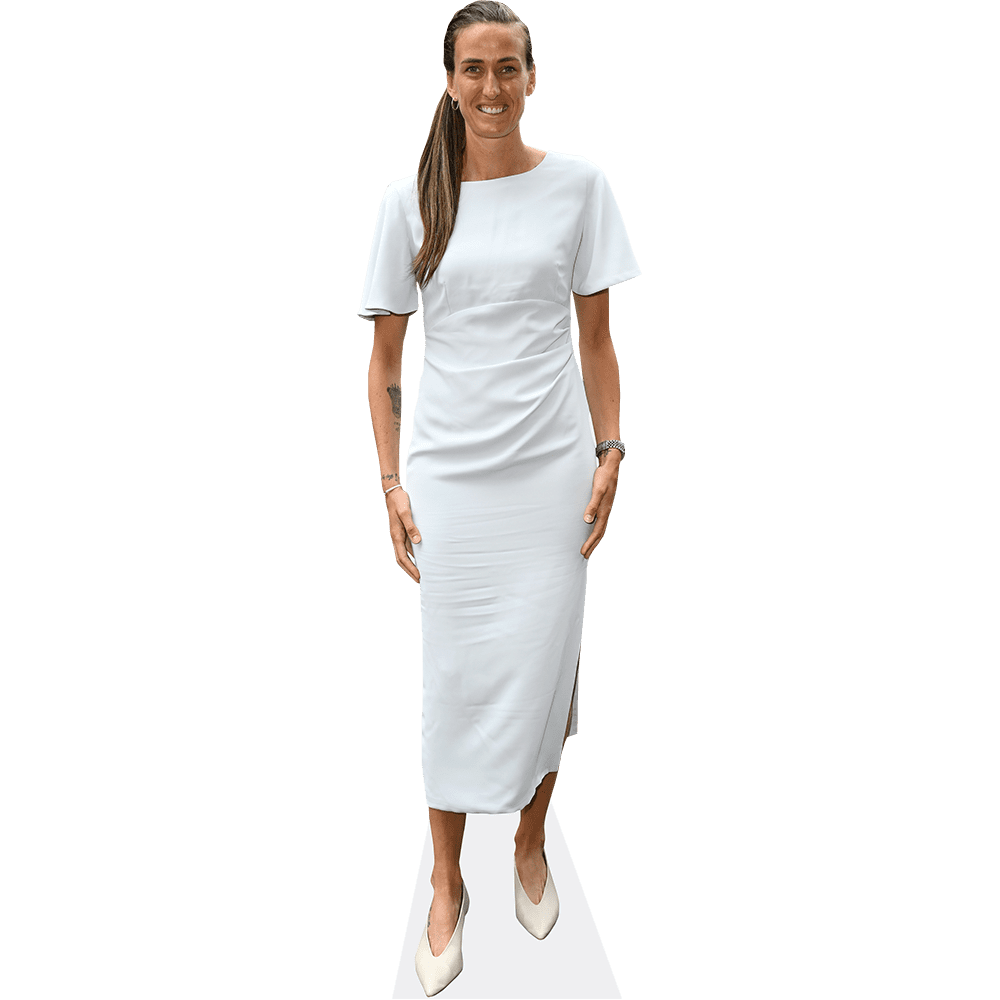 Jill Louise Scott (White Dress) Mini Cardboard Cutout Standee - Walmart.com