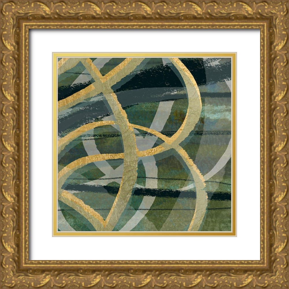 Jill, Susan 15x15 Gold Ornate Wood Framed with Double Matting Museum ...