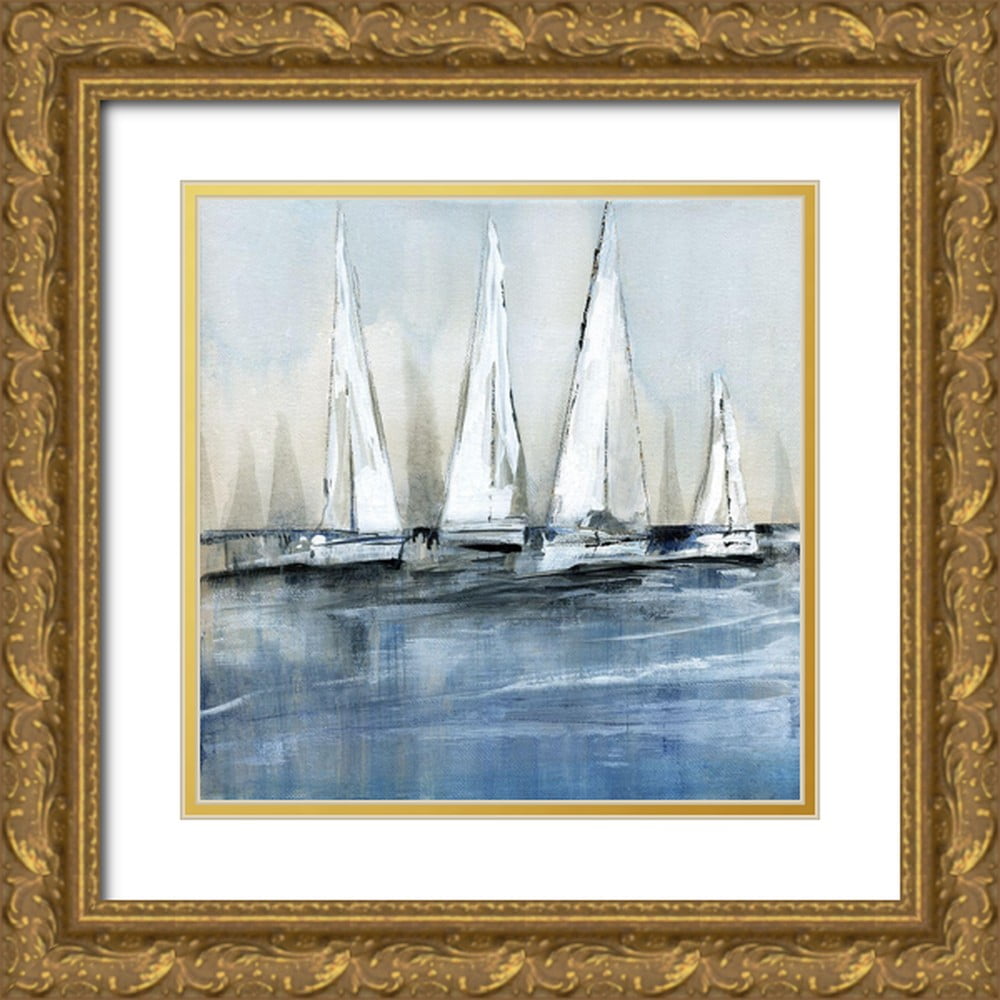 Jill, Susan 15x15 Gold Ornate Wood Framed with Double Matting Museum ...