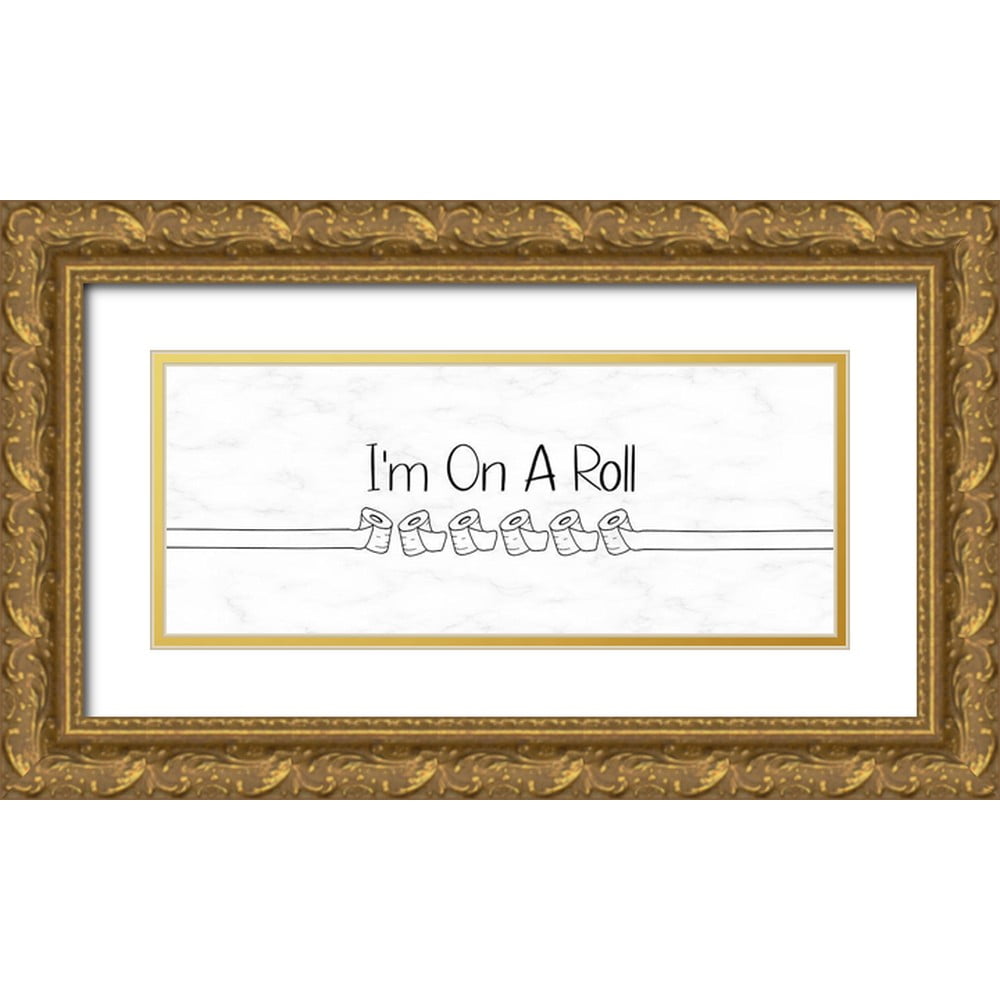 Jill, Susan 18x10 Gold Ornate Wood Framed with Double Matting Museum ...