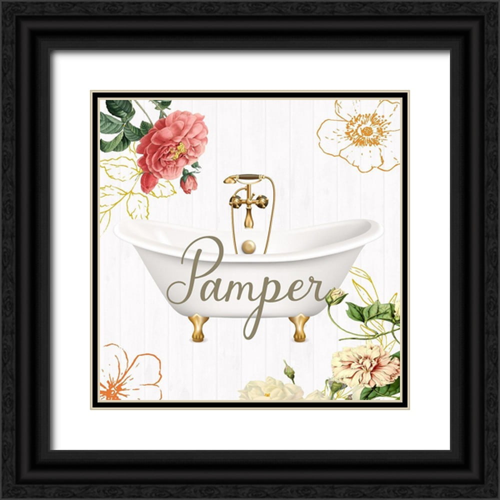 Jill, Susan 26x26 Black Ornate Wood Framed with Double Matting Museum ...