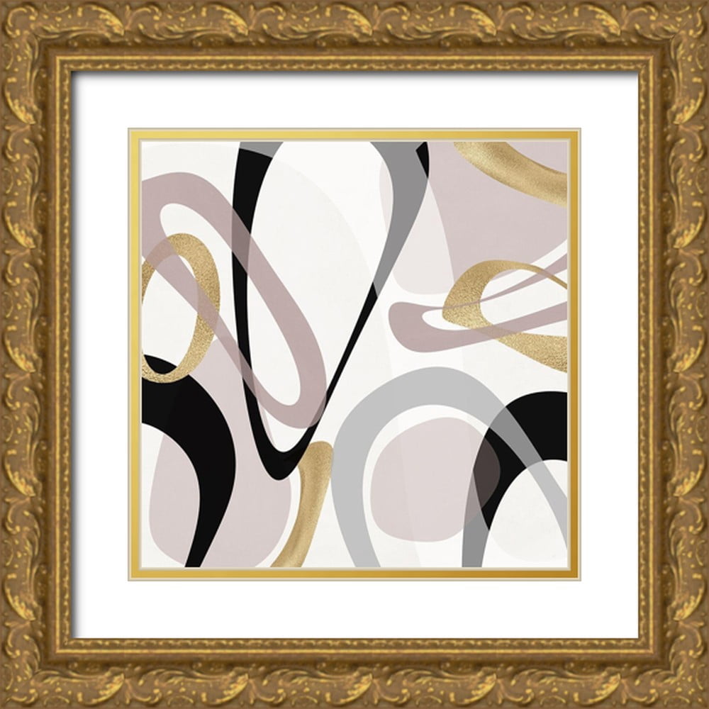 Jill, Susan 26x26 Gold Ornate Wood Framed with Double Matting Museum ...