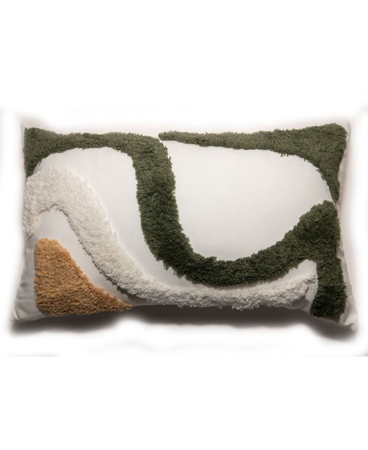 Jill Zarin Abstract Shag Decorative Pillow, 20¨ x 12¨, Green - Walmart.com