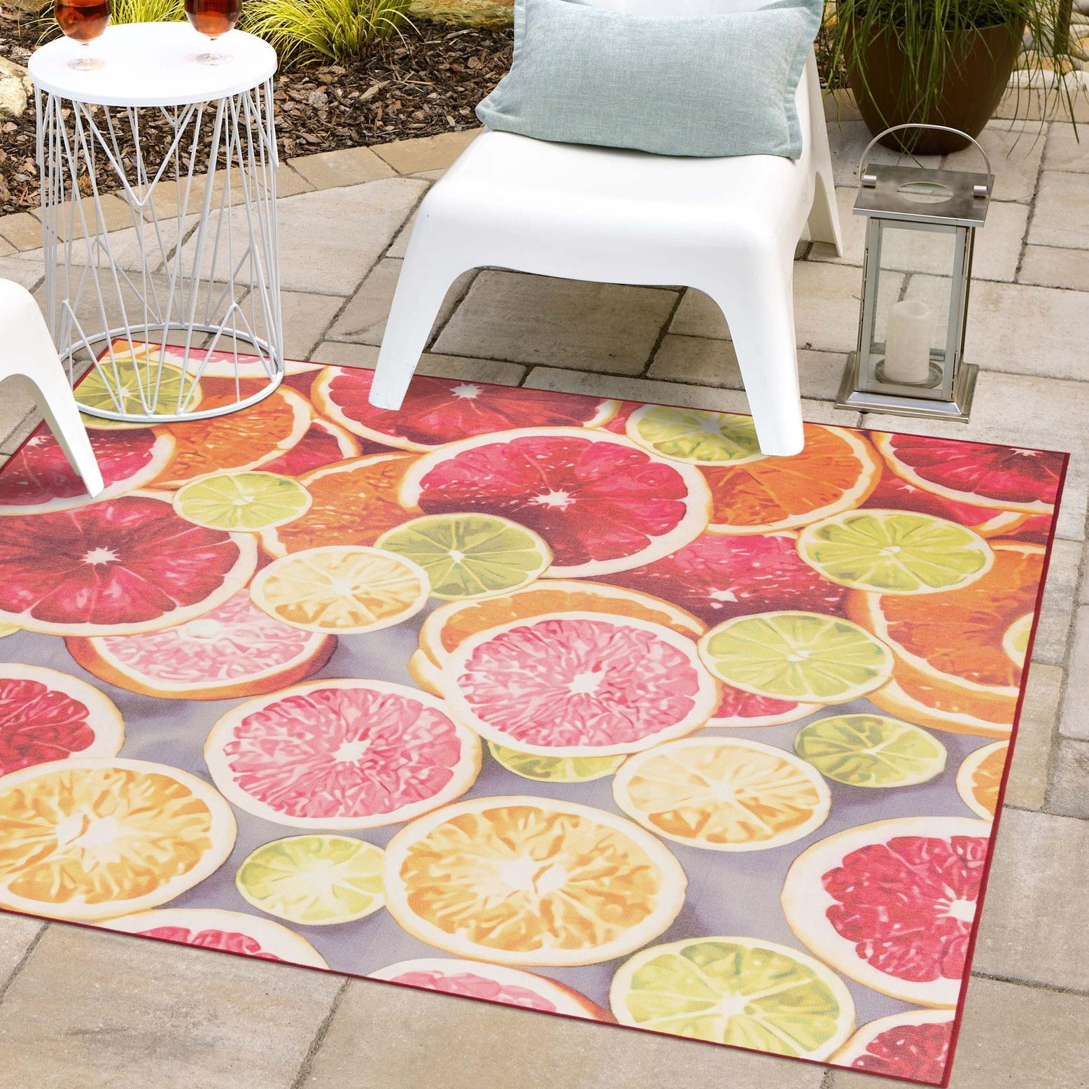 Jill Zarin Caribbean Outdoor Collection Area Rug - Antigua (7' 10 ...