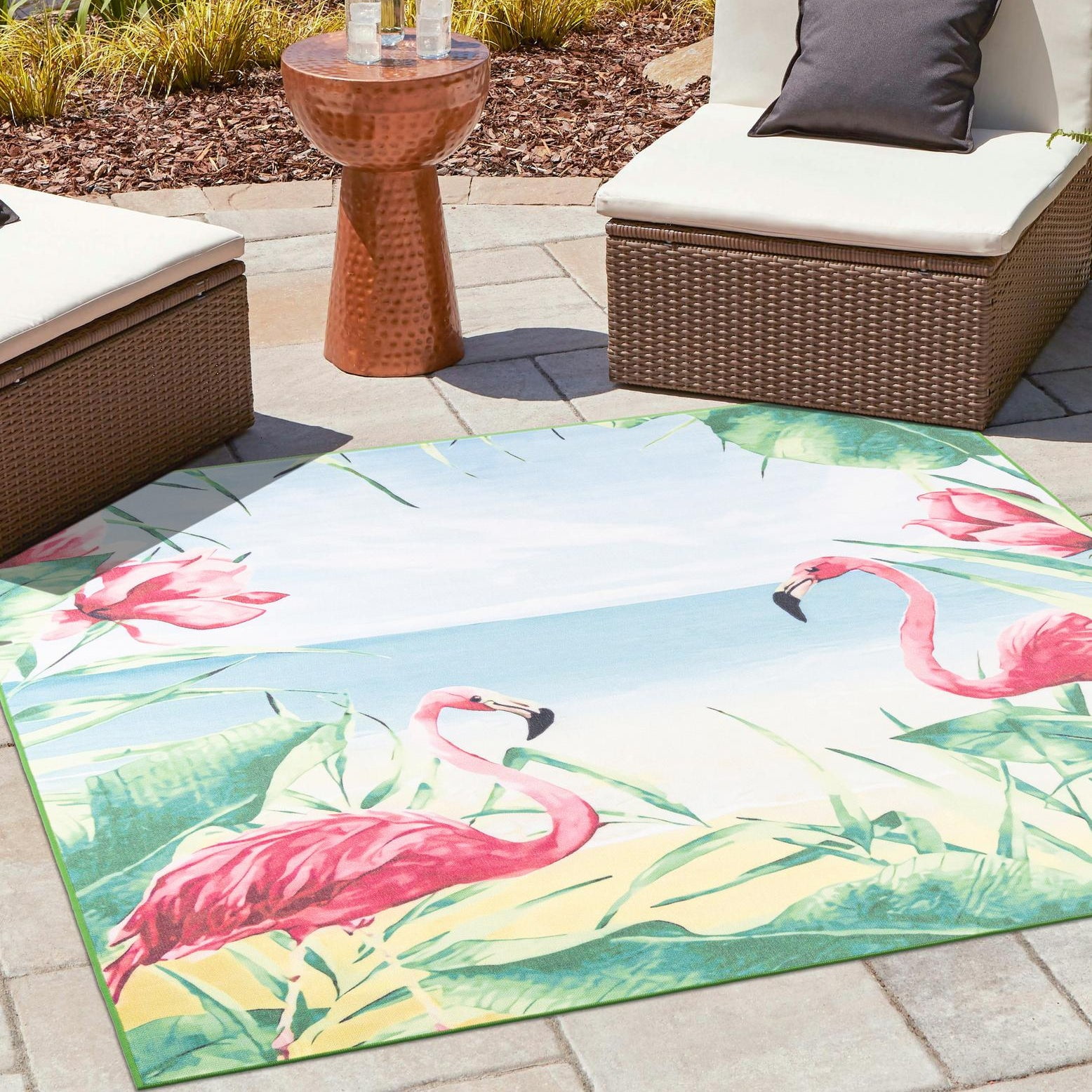Jill Zarin Caribbean Outdoor Collection Area Rug - Dominica (7' 10 ...