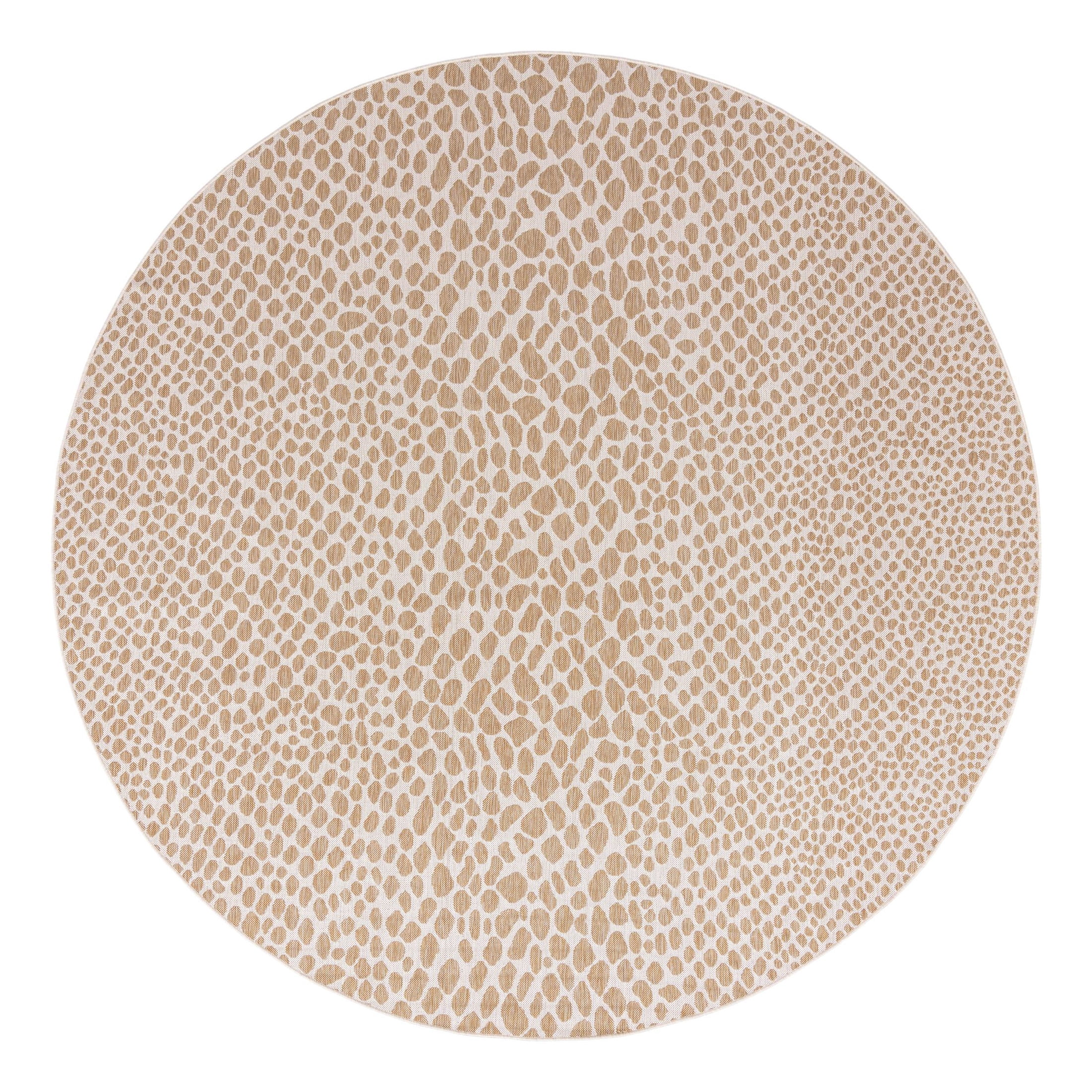 Jill Zarin Outdoor Collection Area Rug - Cape Town (10' 8" Round Dark ...