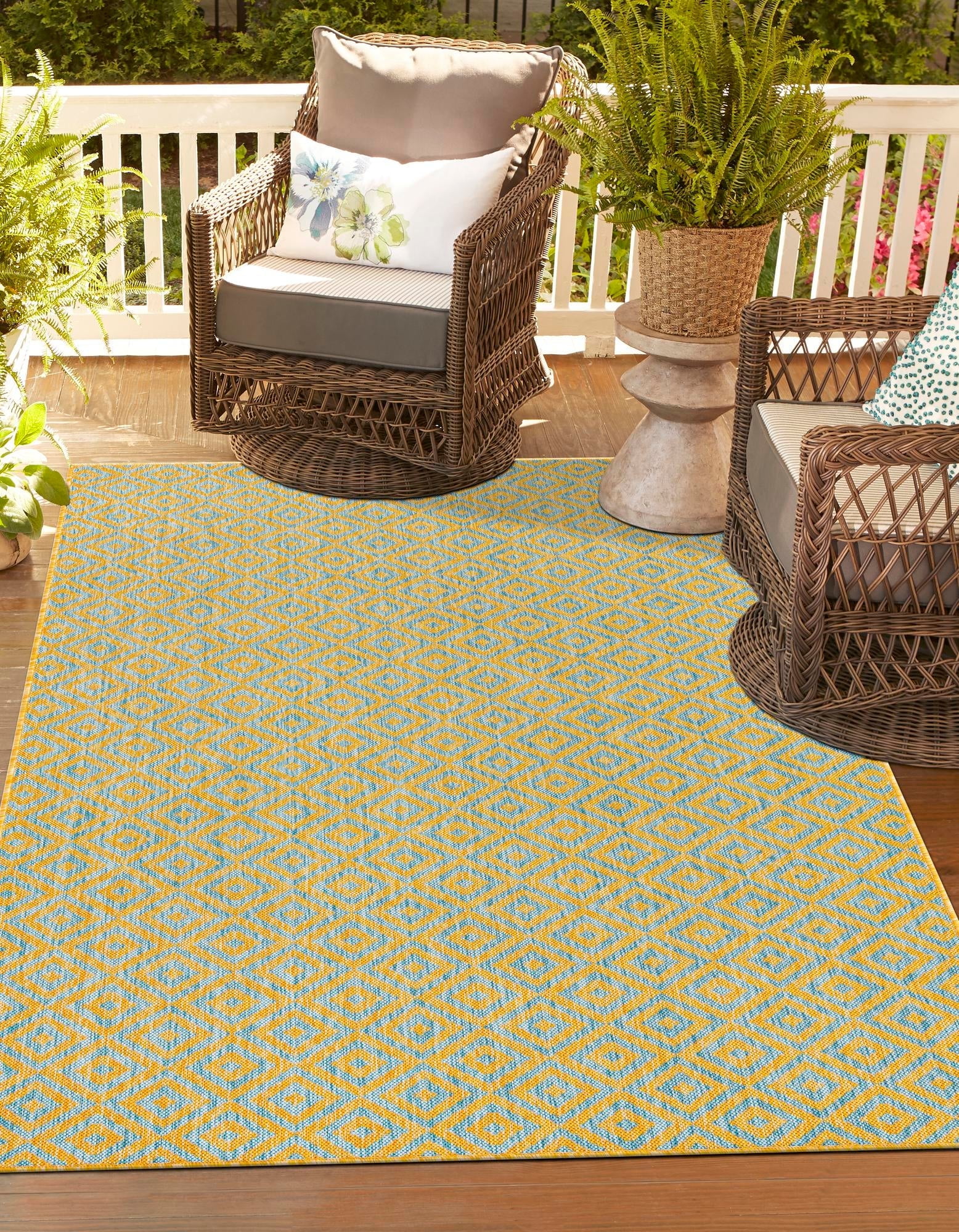 Jill Zarin Outdoor Collection Area Rug - Costa Rica (2' x 3' 1 ...