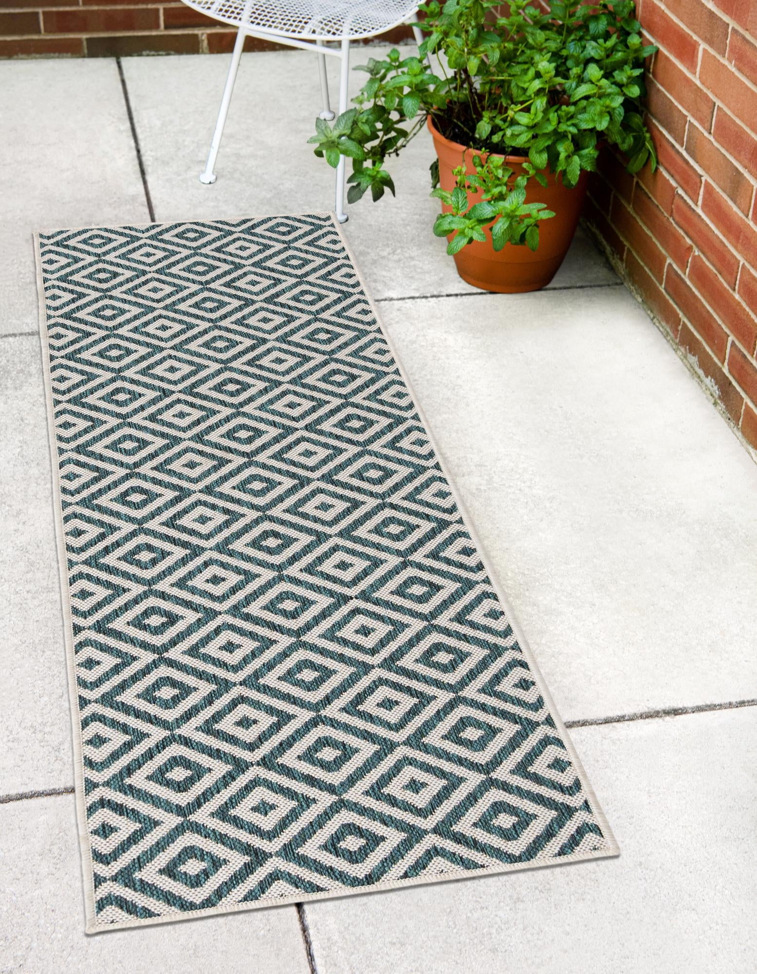 Jill Zarin Outdoor Collection Area Rug - Costa Rica (2' x 8' Runner ...