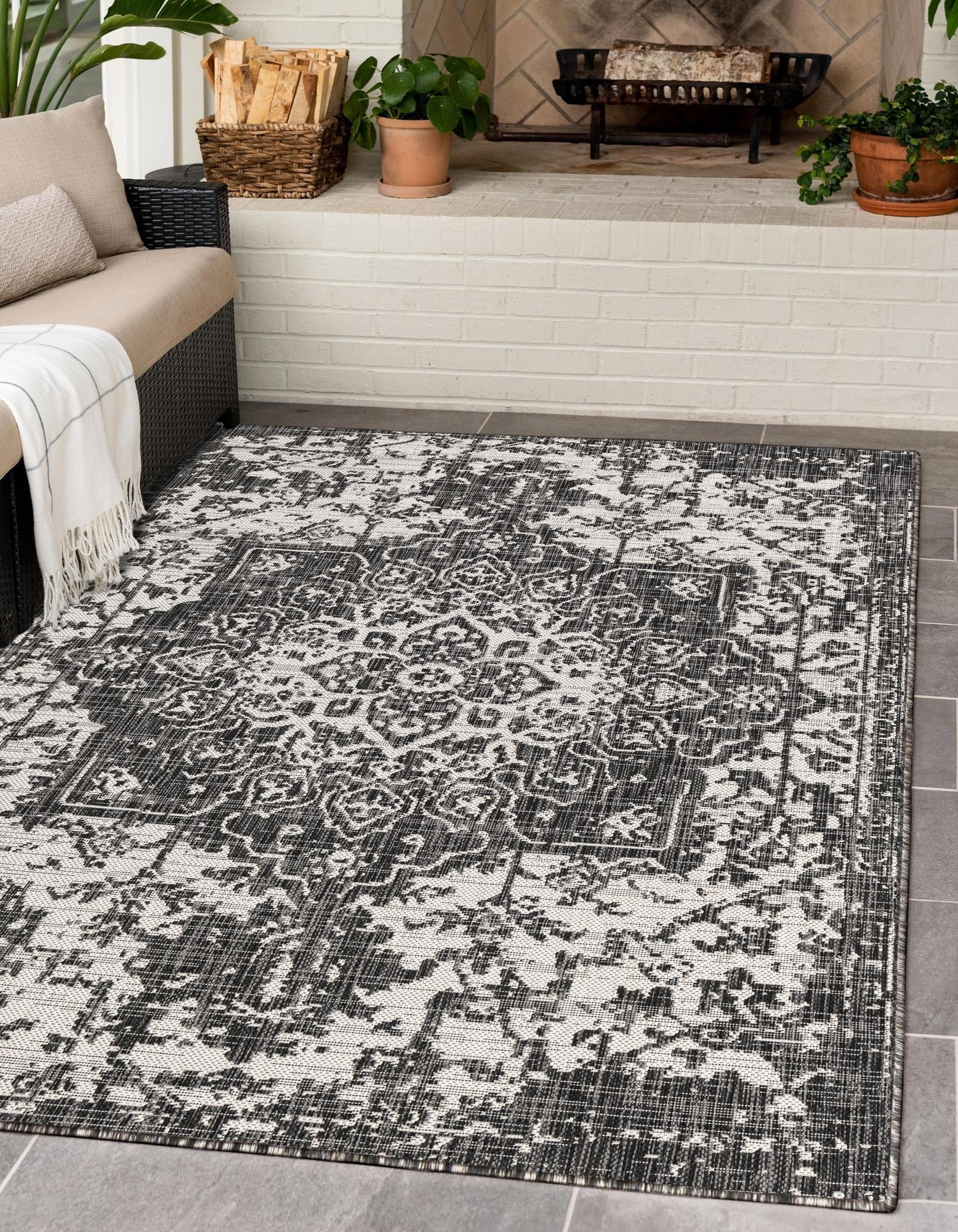 Jill Zarin Outdoor Collection Area Rug - Dubai (7' 10" x 10' Rectangle ...